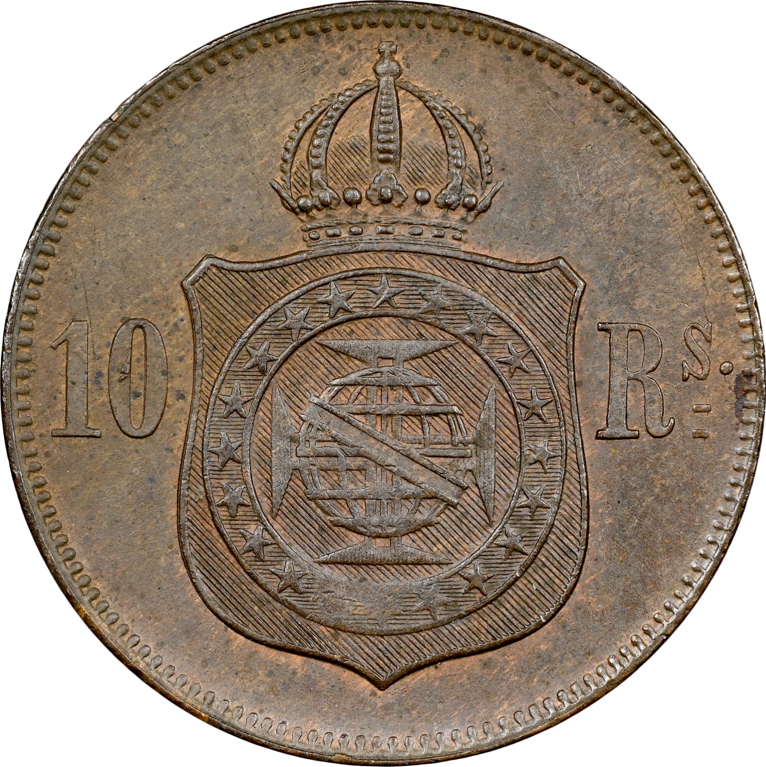 Brazil 10 Reis KM 473 Prices & Values | NGC