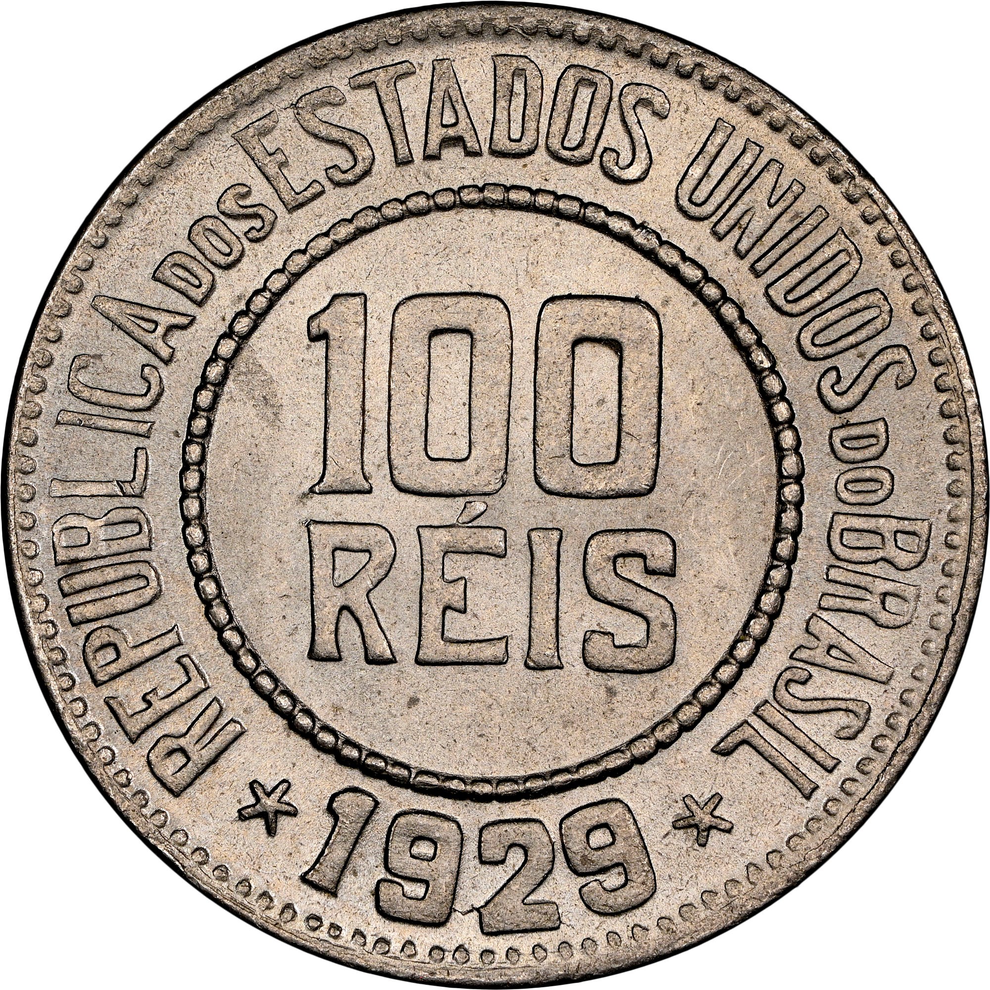 Brazil 100 Reis KM 518 Prices & Values | NGC