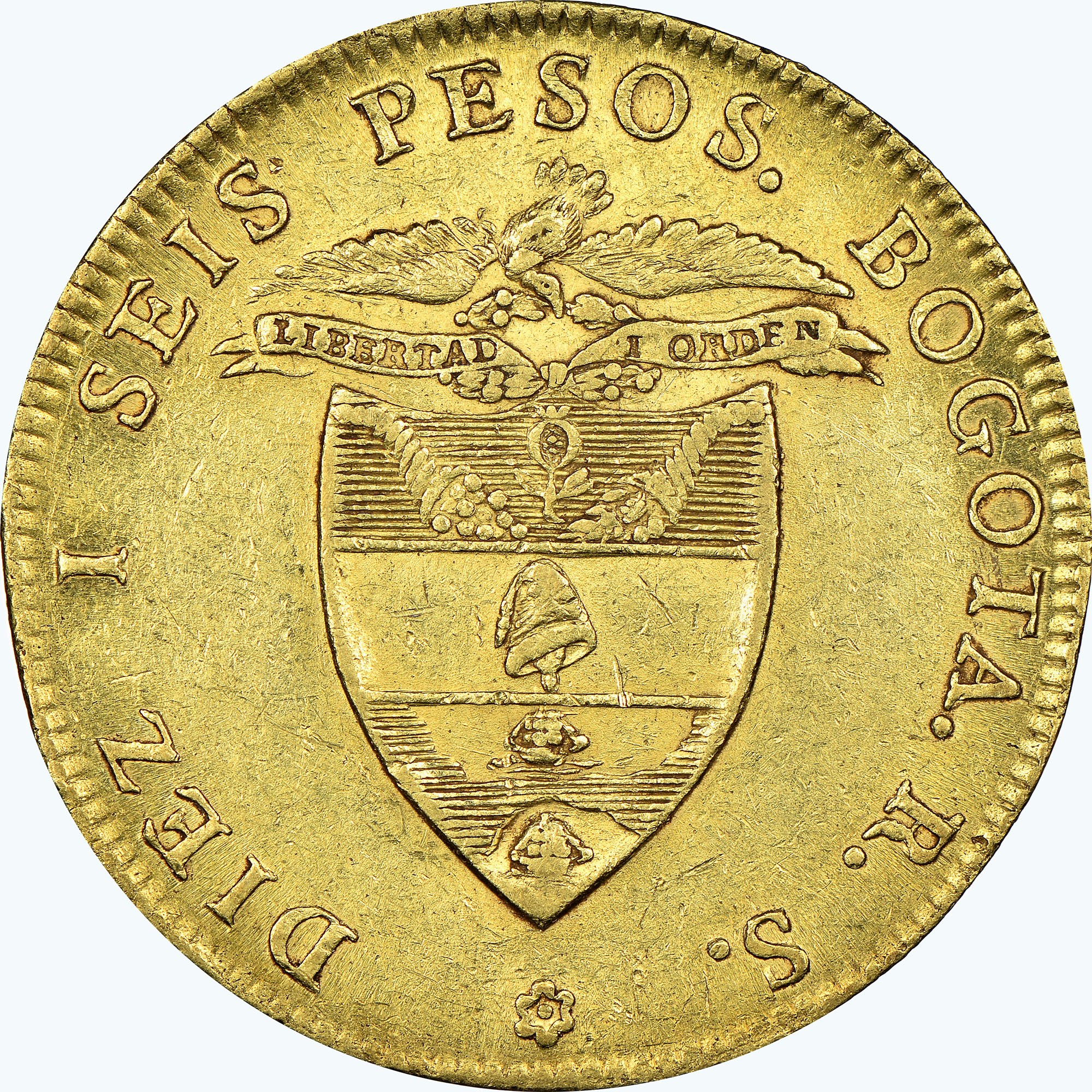 Colombia 16 Pesos KM 94 1 Prices Values NGC Colombia 16 Pesos KM 94 1 Prices Values NGC