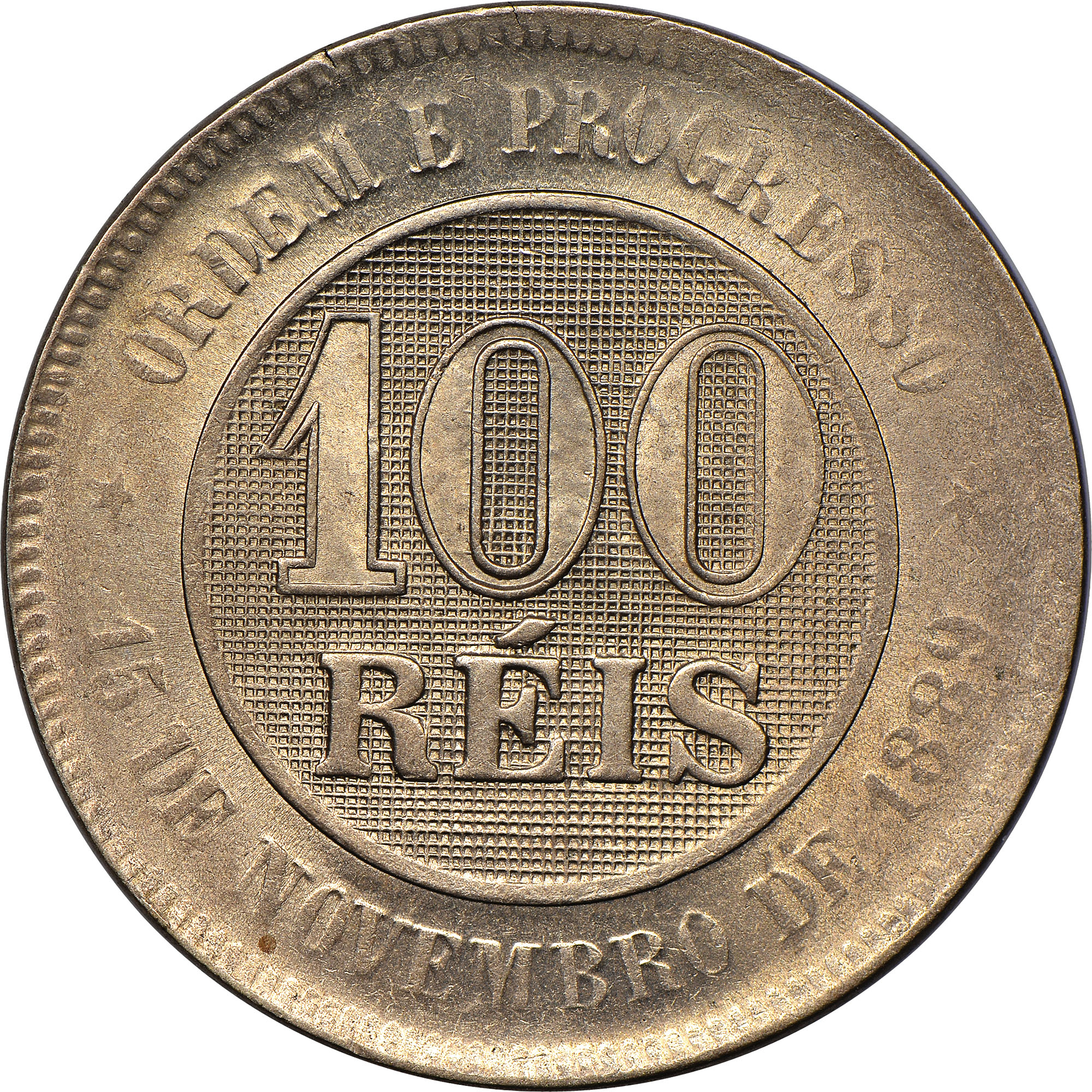 Brazil 100 Reis KM 492 Prices & Values | NGC