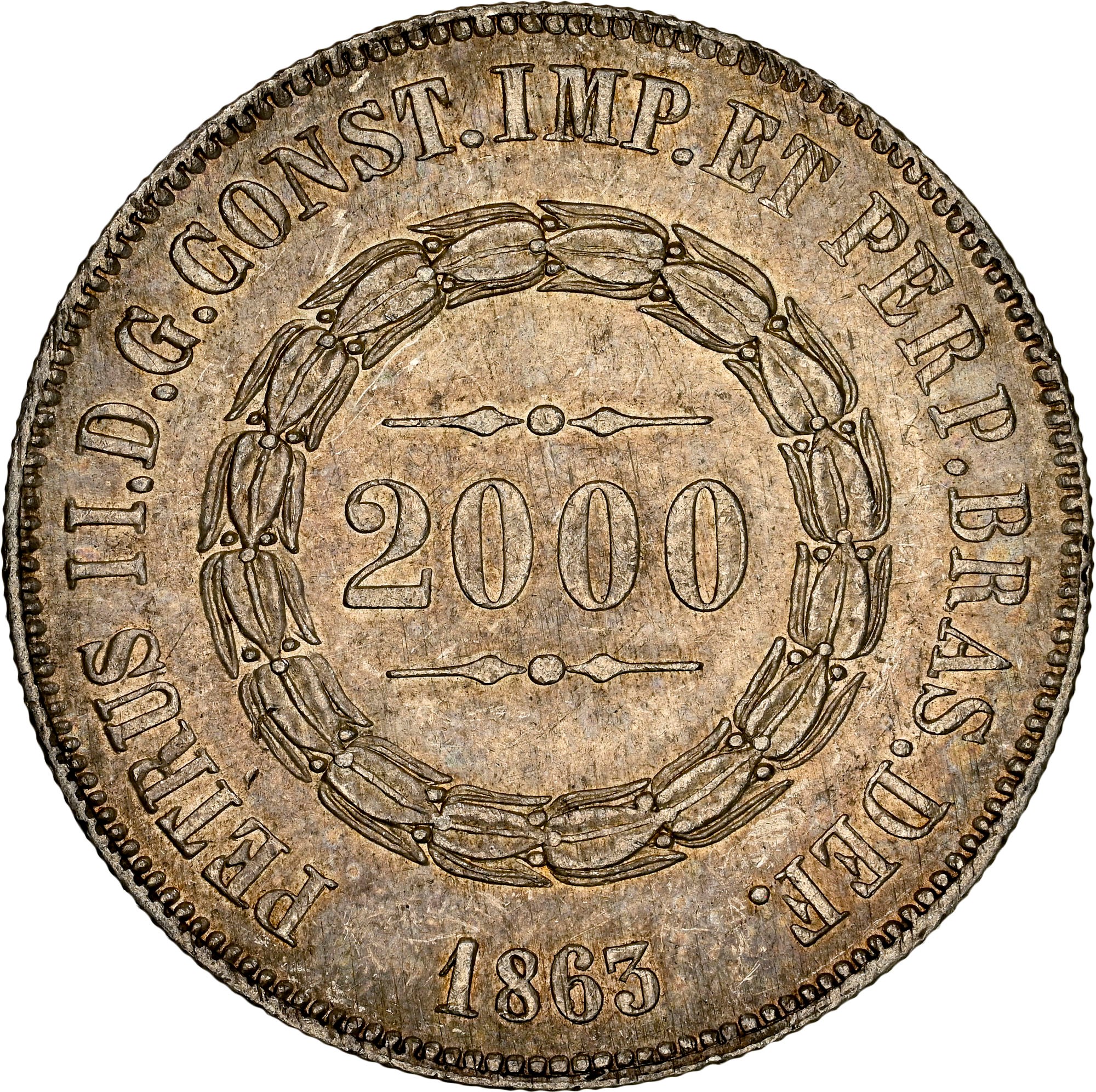 Brazil 2000 Reis KM 466 Prices & Values | NGC