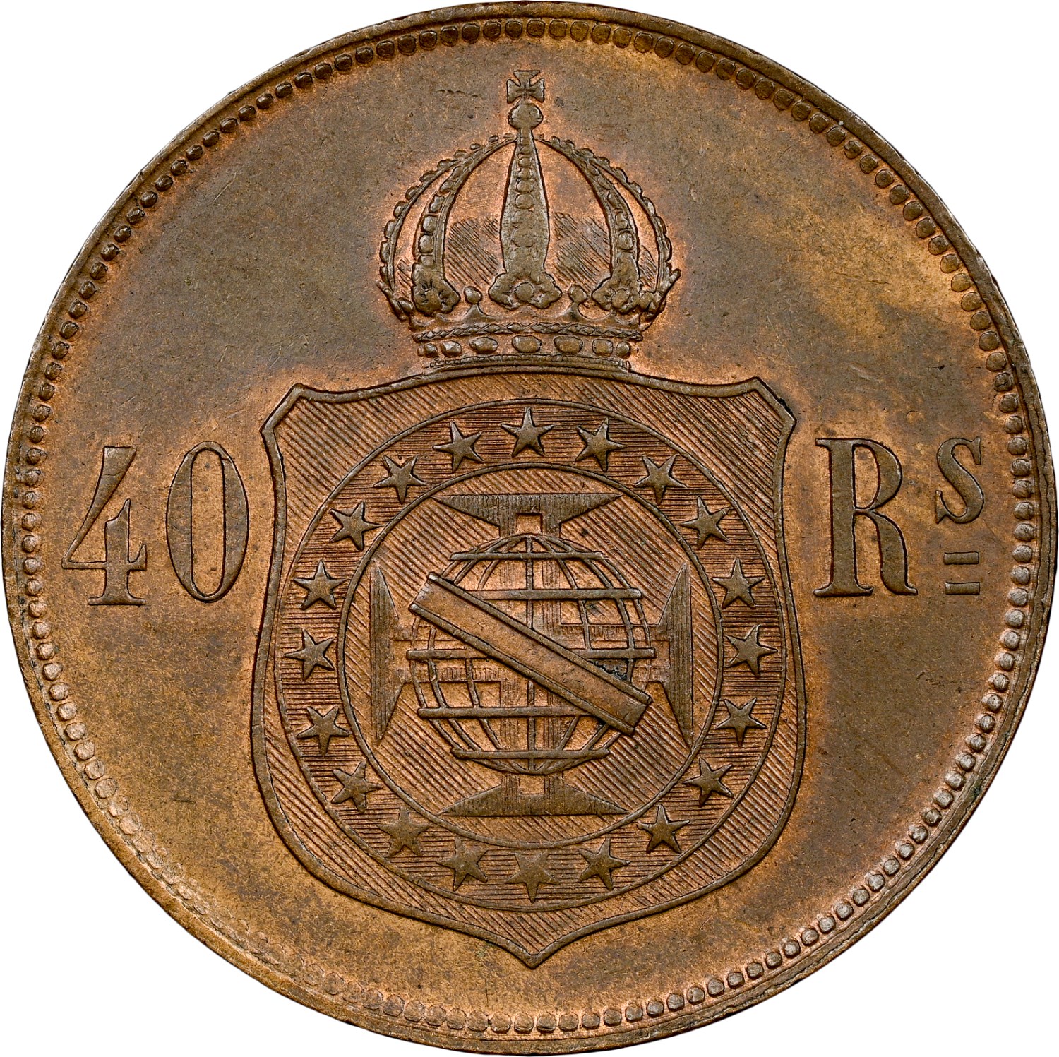 Brazil 40 Reis KM 479 Prices & Values | NGC