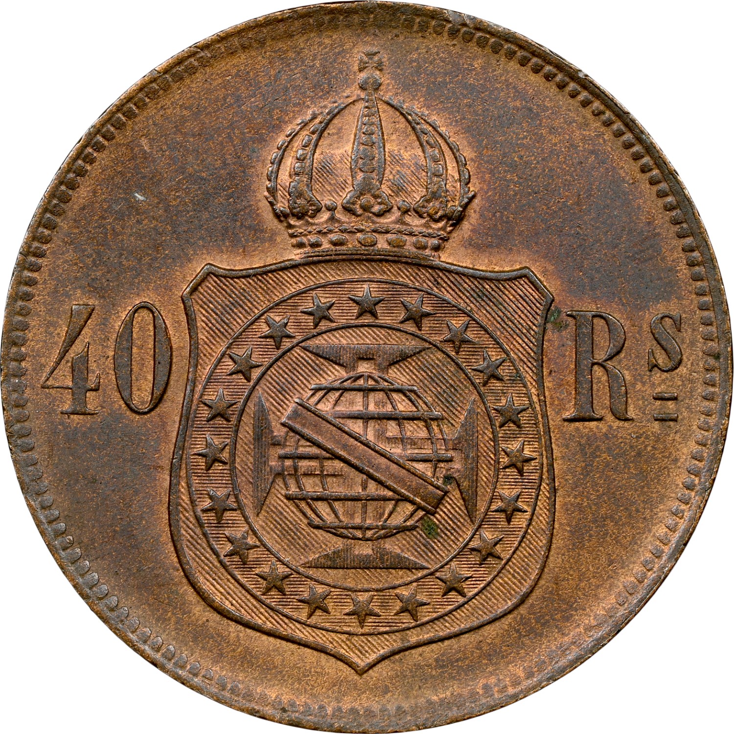 Brazil 40 Reis KM 479 Prices & Values | NGC