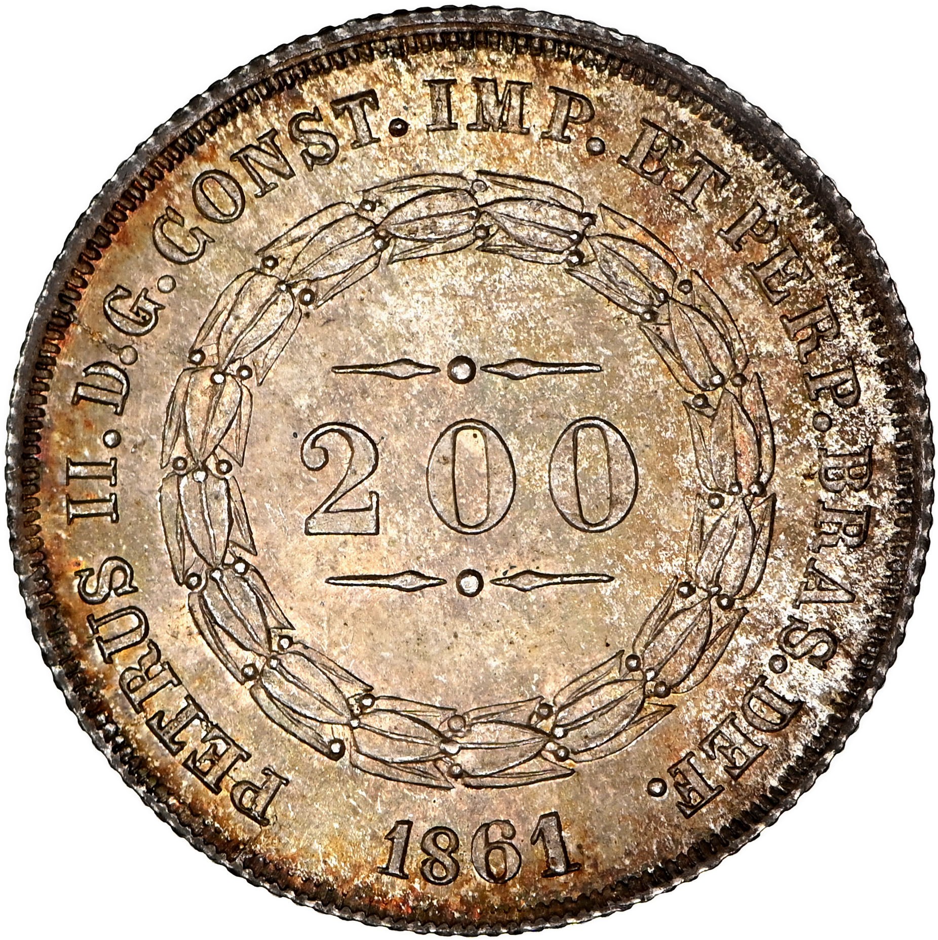 Brazil 200 Reis KM 469 Prices & Values | NGC