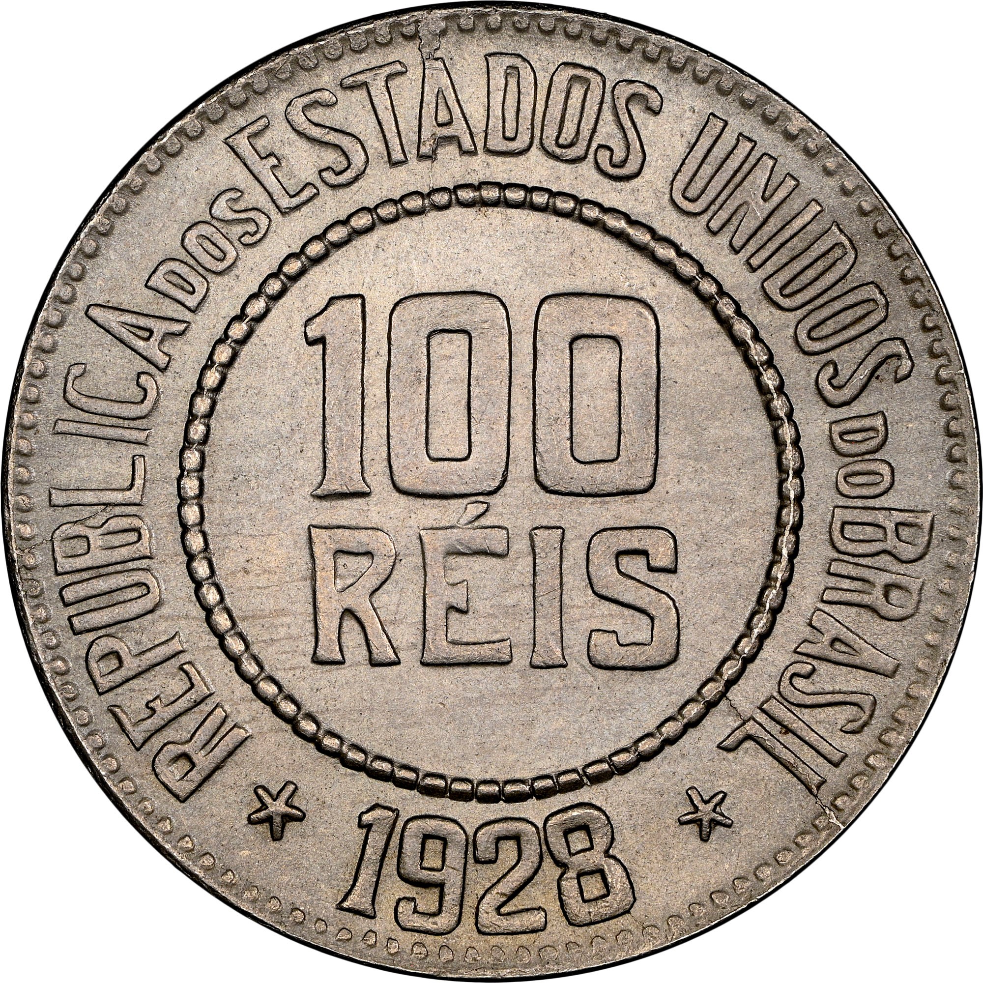 Brazil 100 Reis KM 518 Prices & Values | NGC