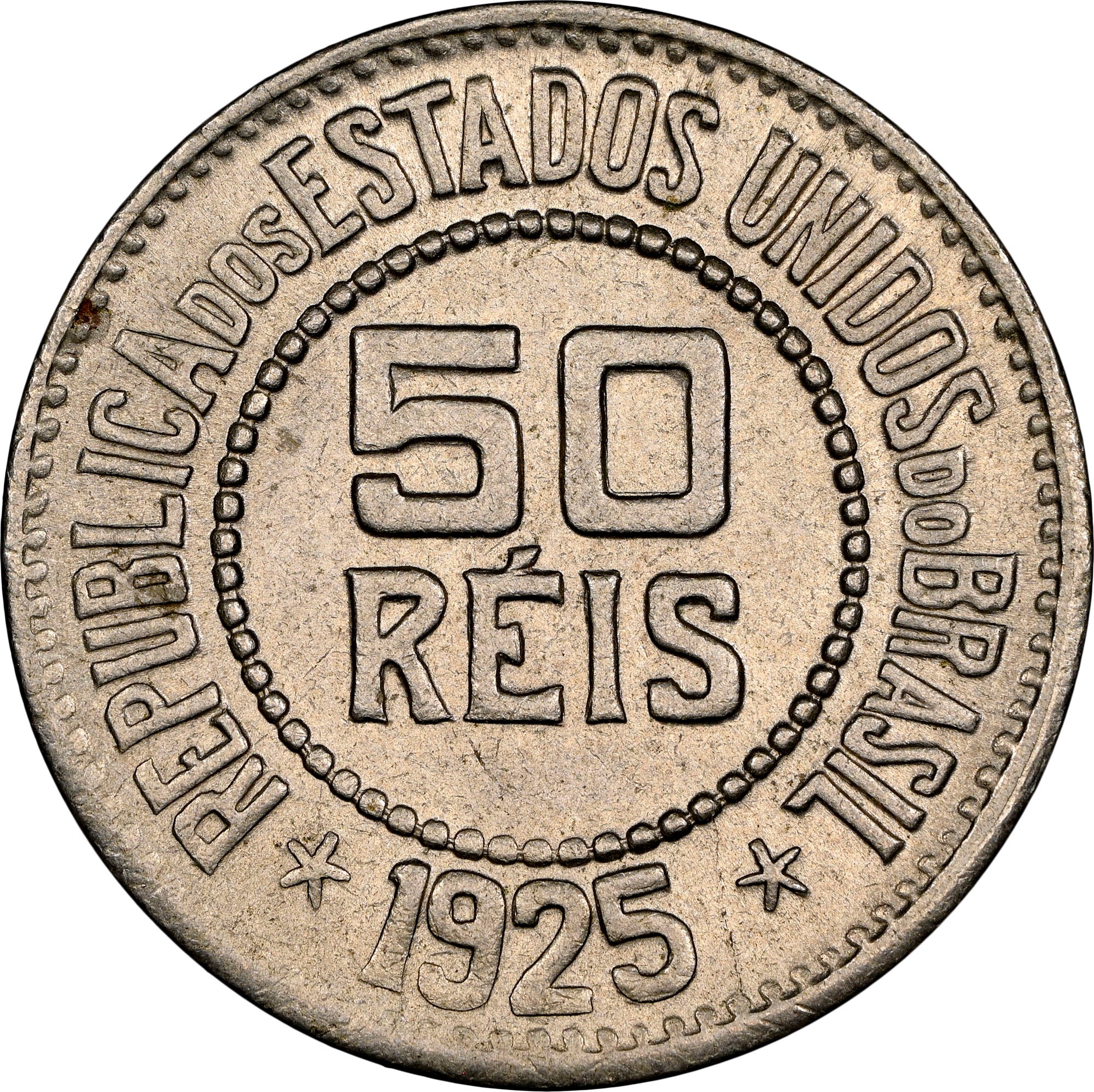 Brazil 50 Reis KM 517 Prices & Values | NGC