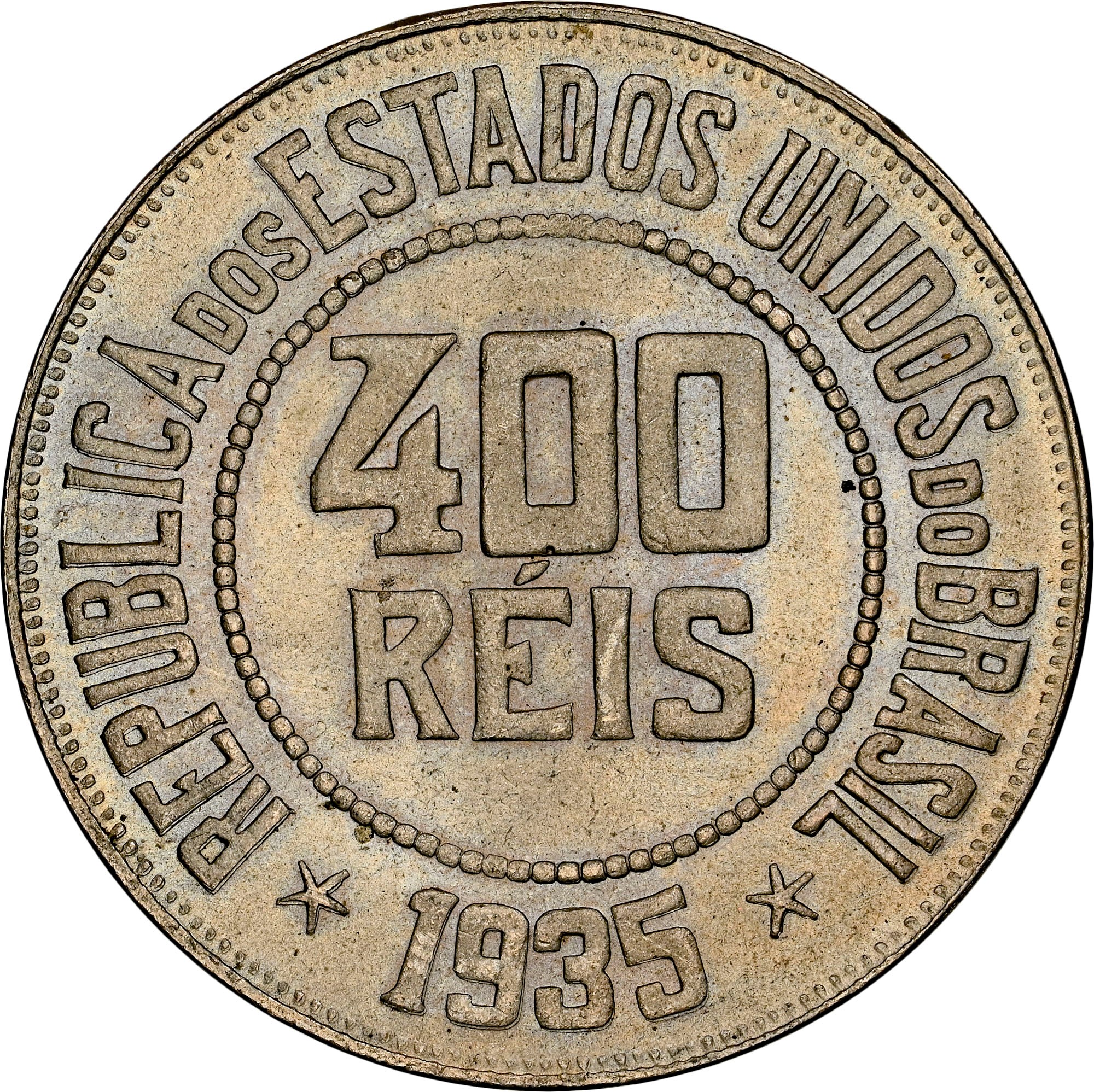 Brazil 400 Reis KM 520 Prices & Values | NGC