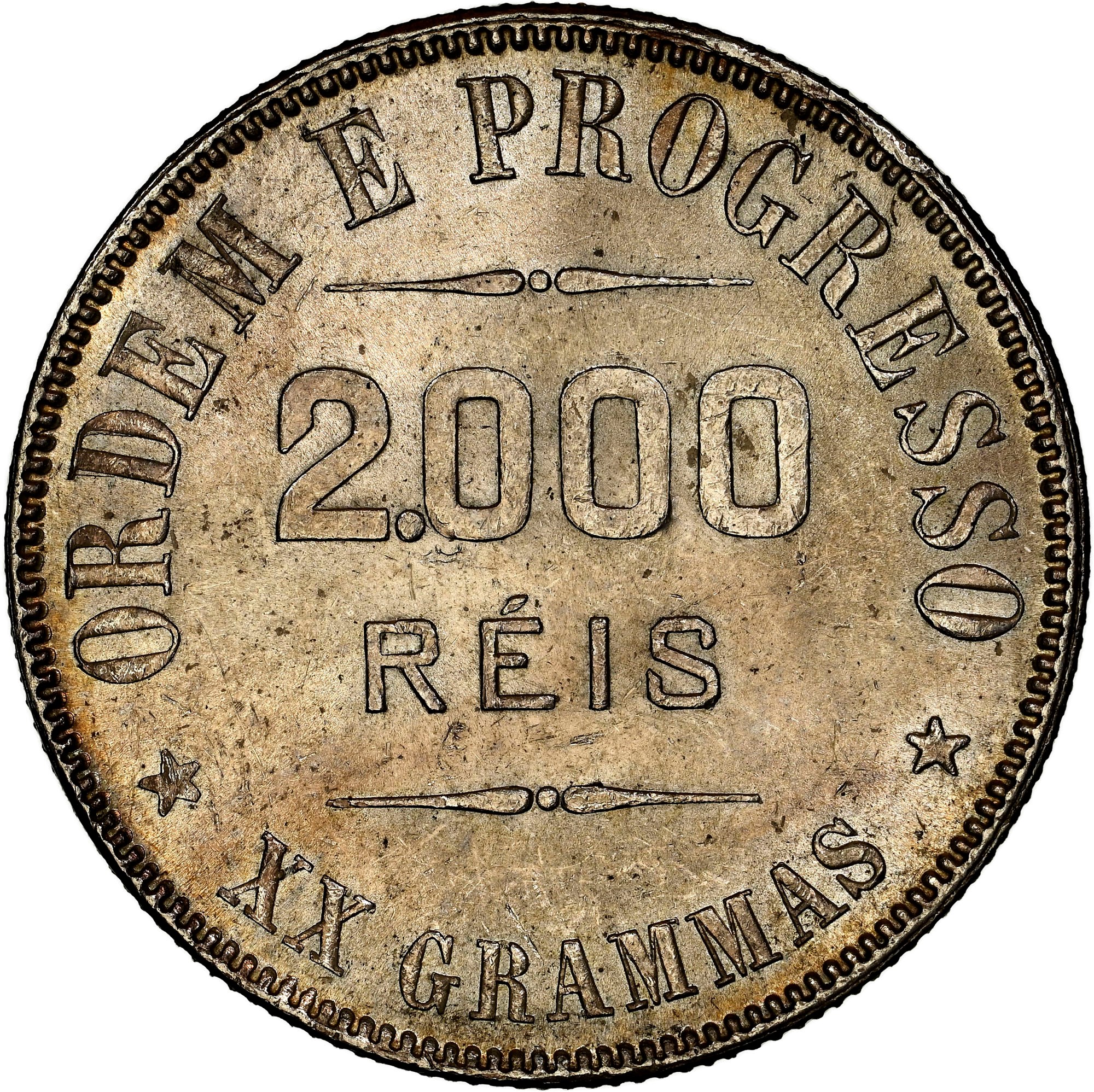 Brazil 2000 Reis KM 508 Prices & Values | NGC