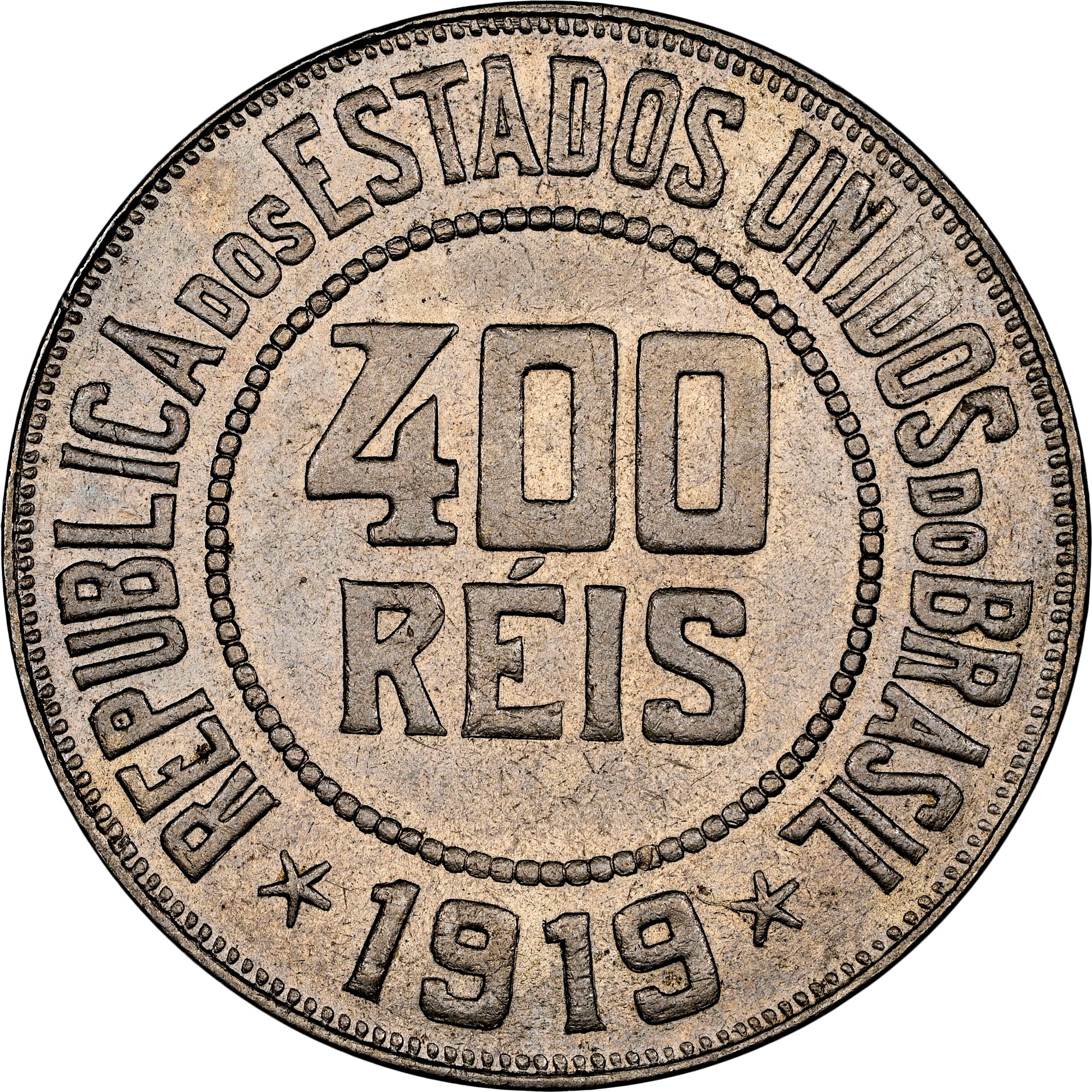 Brazil 400 Reis KM 520 Prices & Values | NGC