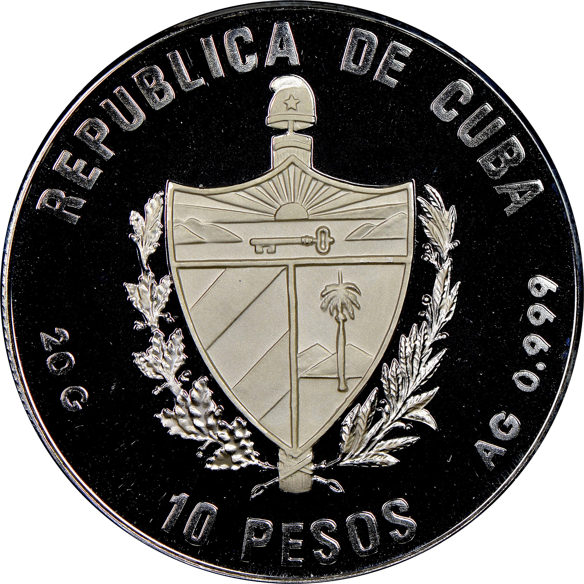 Cuba 10 Pesos KM 249.1 Prices & Values | NGC