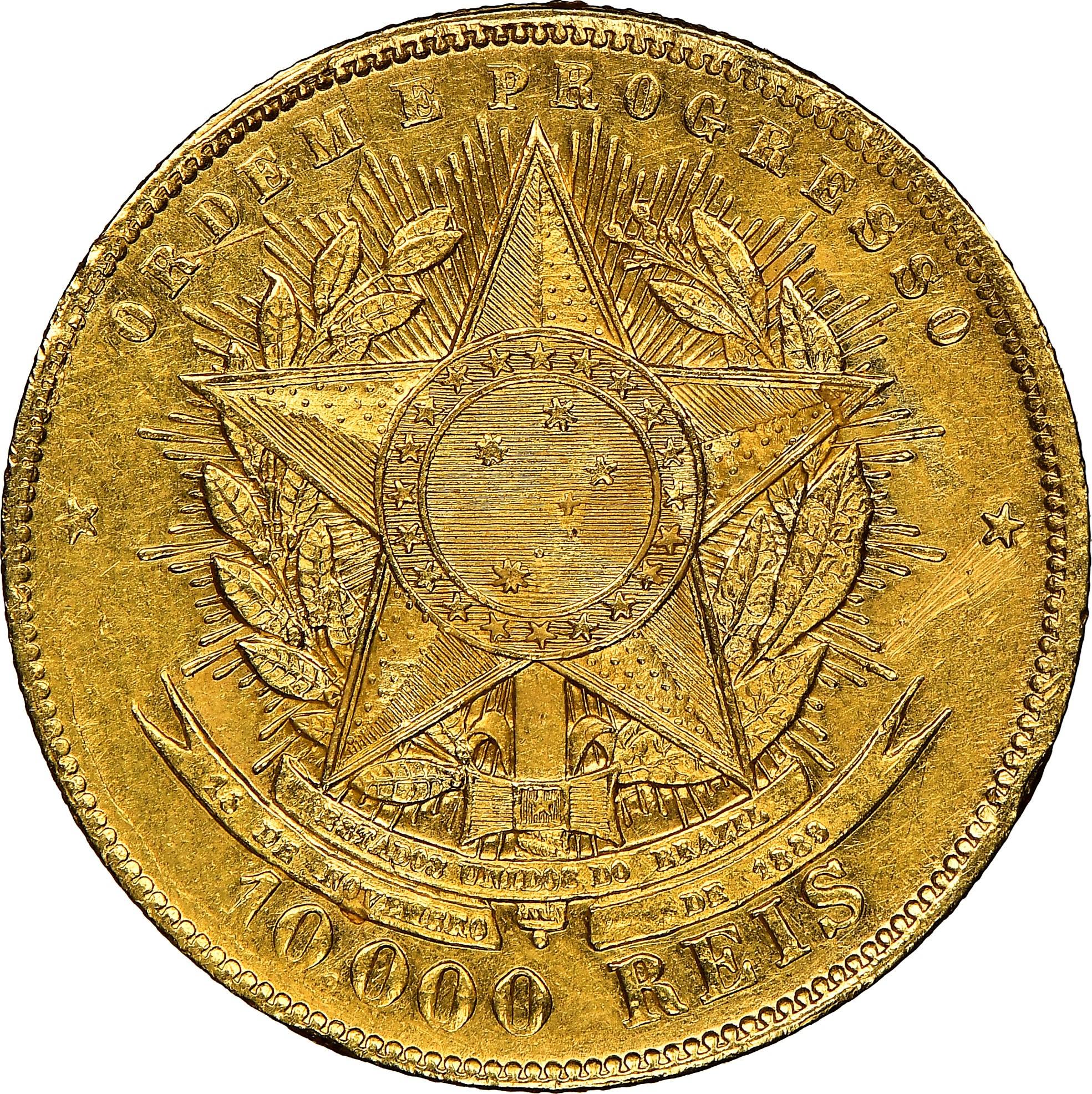 Brazil 10000 Reis KM 496 Prices & Values | NGC