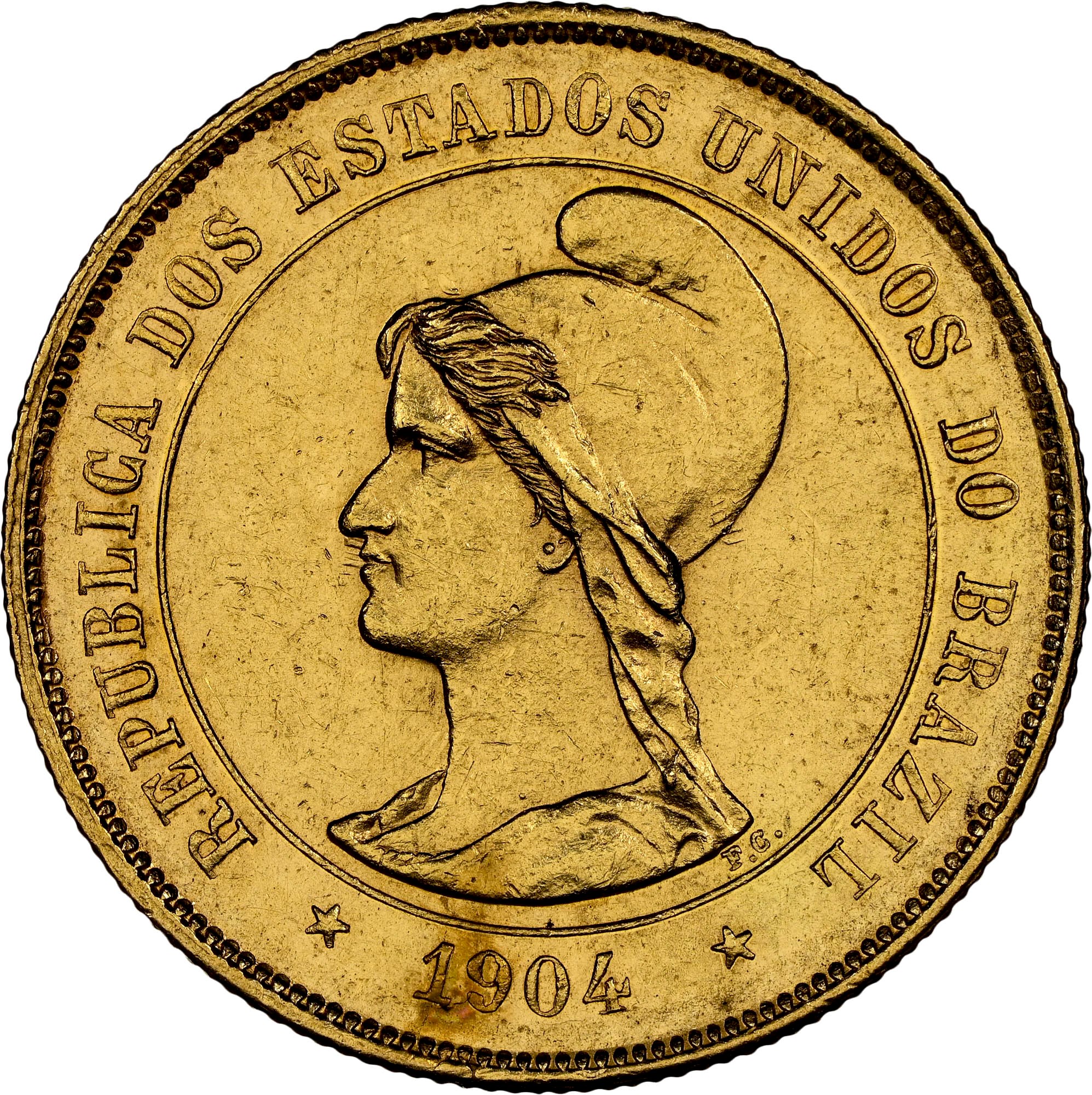 Brazil 10000 Reis KM 496 Prices & Values | NGC