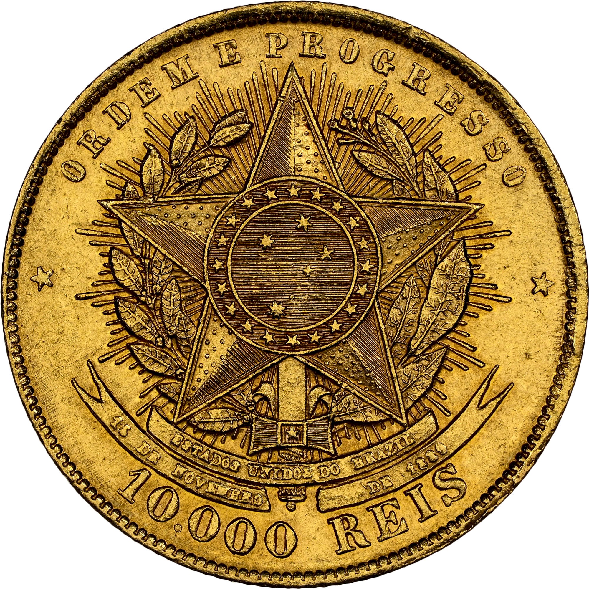 Brazil 10000 Reis KM 496 Prices & Values | NGC