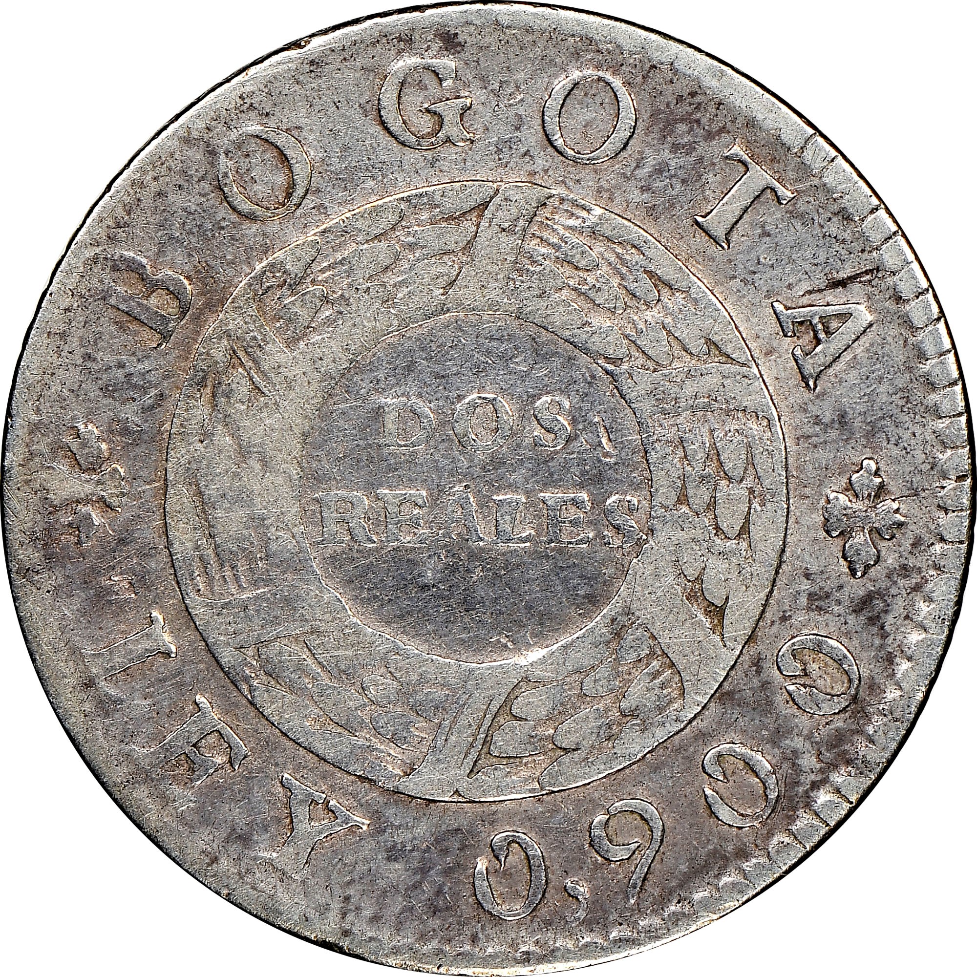 Colombia 2 Reales KM 105 Prices & Values | NGC
