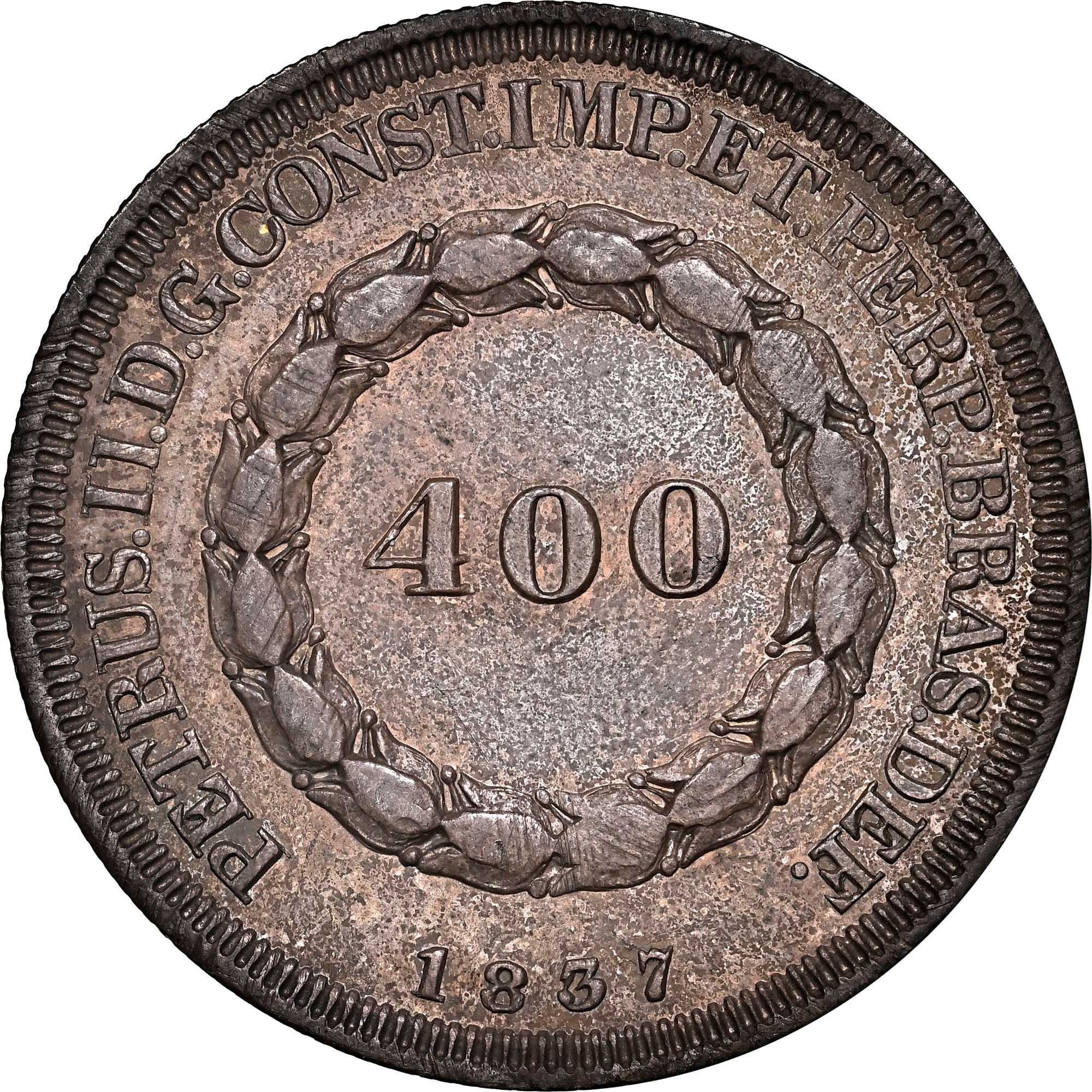 Brazil 400 Reis KM 453 Prices & Values | NGC