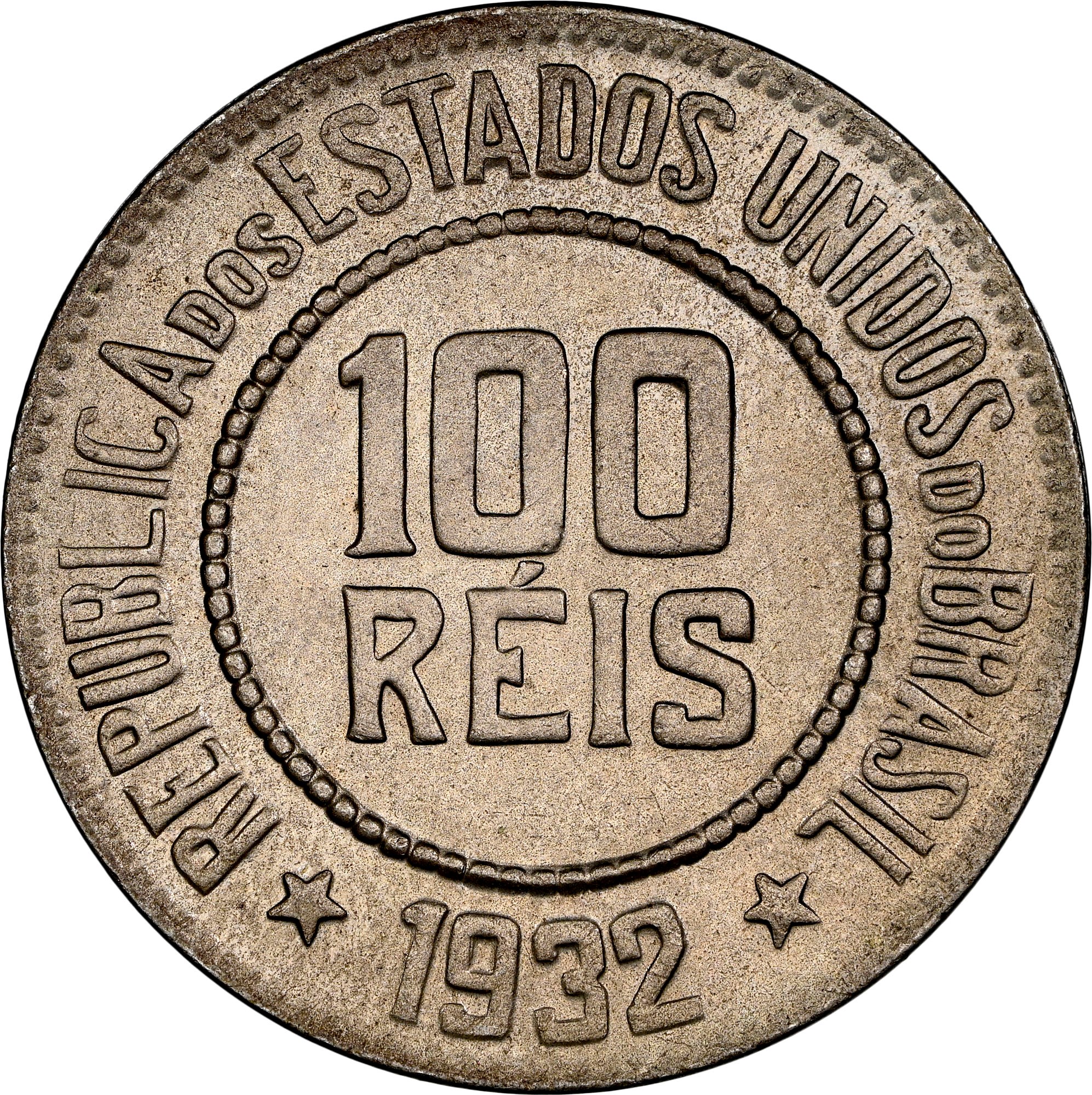Brazil 100 Reis KM 518 Prices & Values | NGC