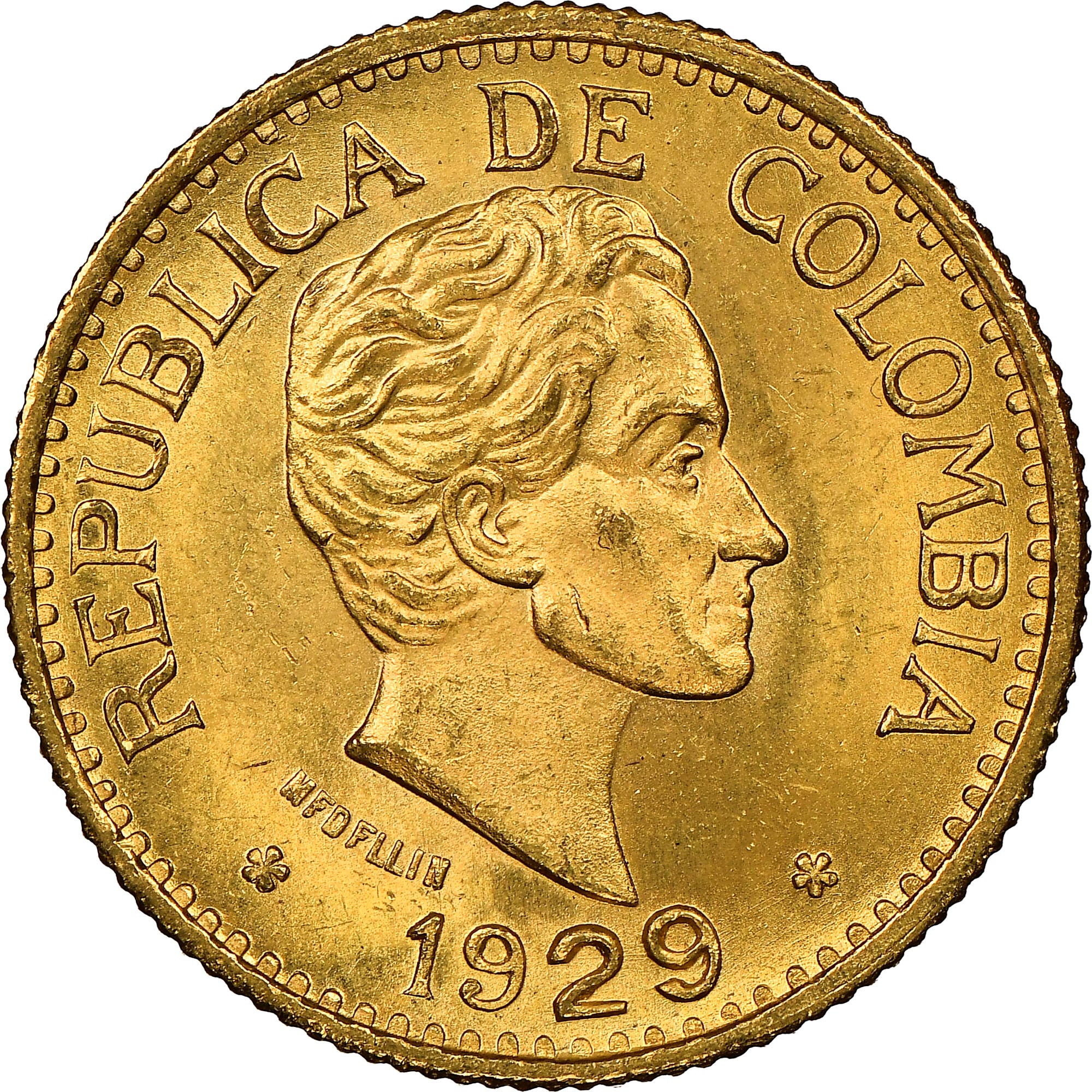 Colombia 5 Pesos KM 204 Prices & Values | NGC