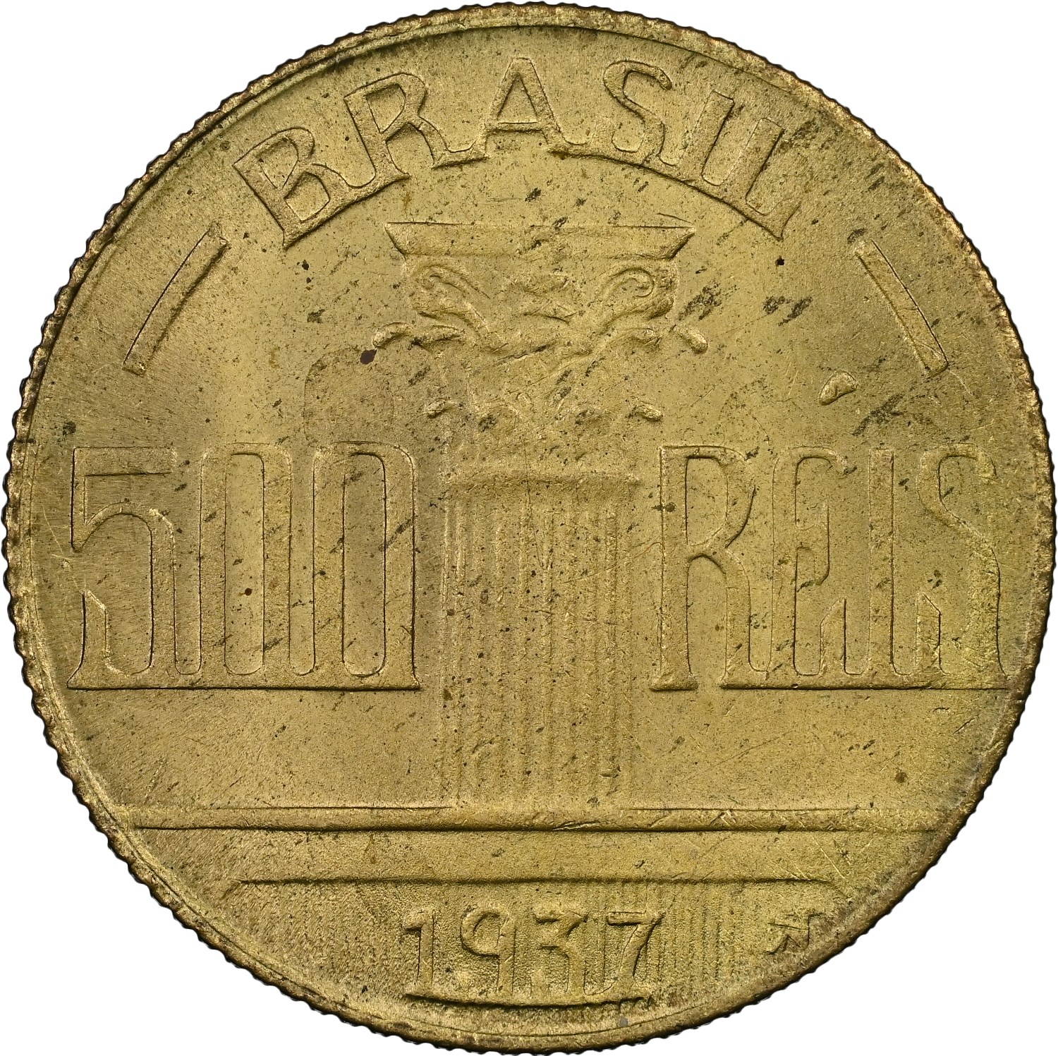 Brazil 500 Reis KM 540 Prices & Values | NGC