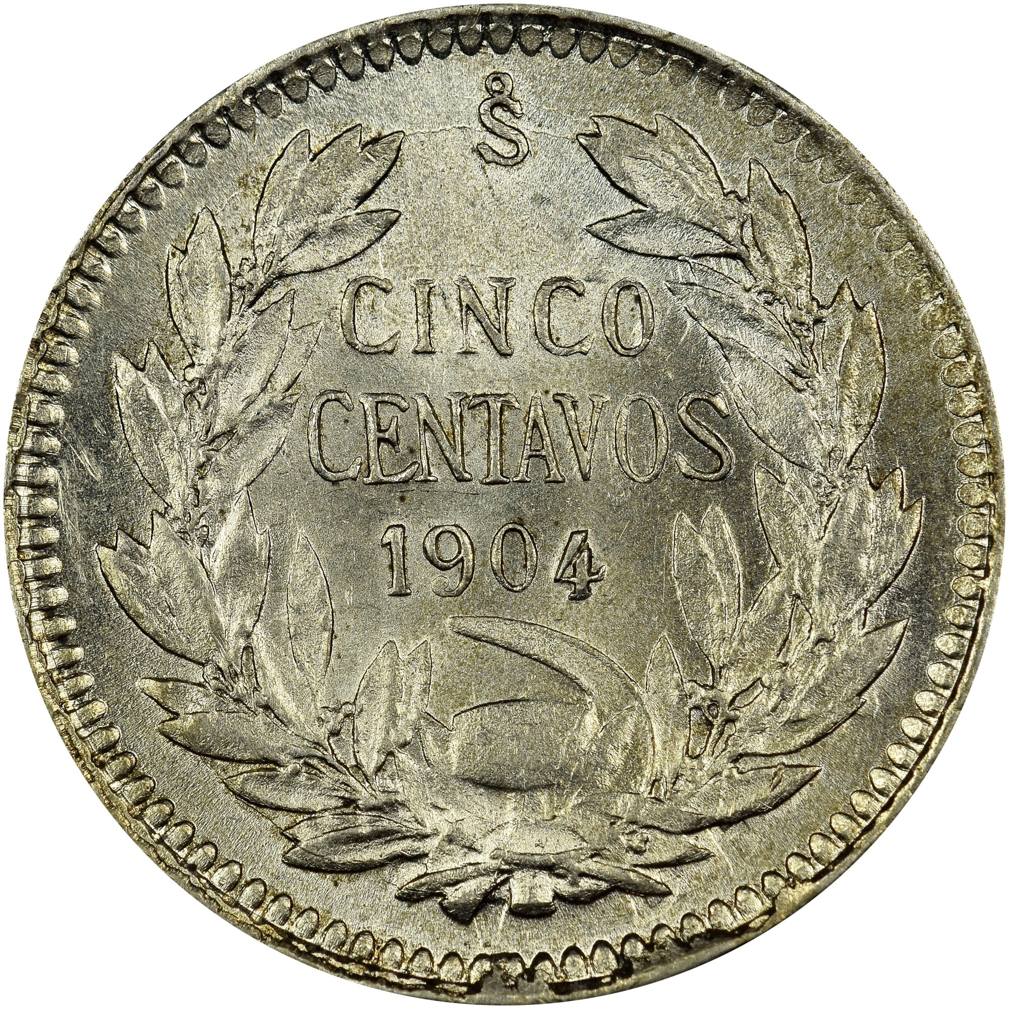 Chile 5 Centavos KM 155.2 Prices & Values | NGC