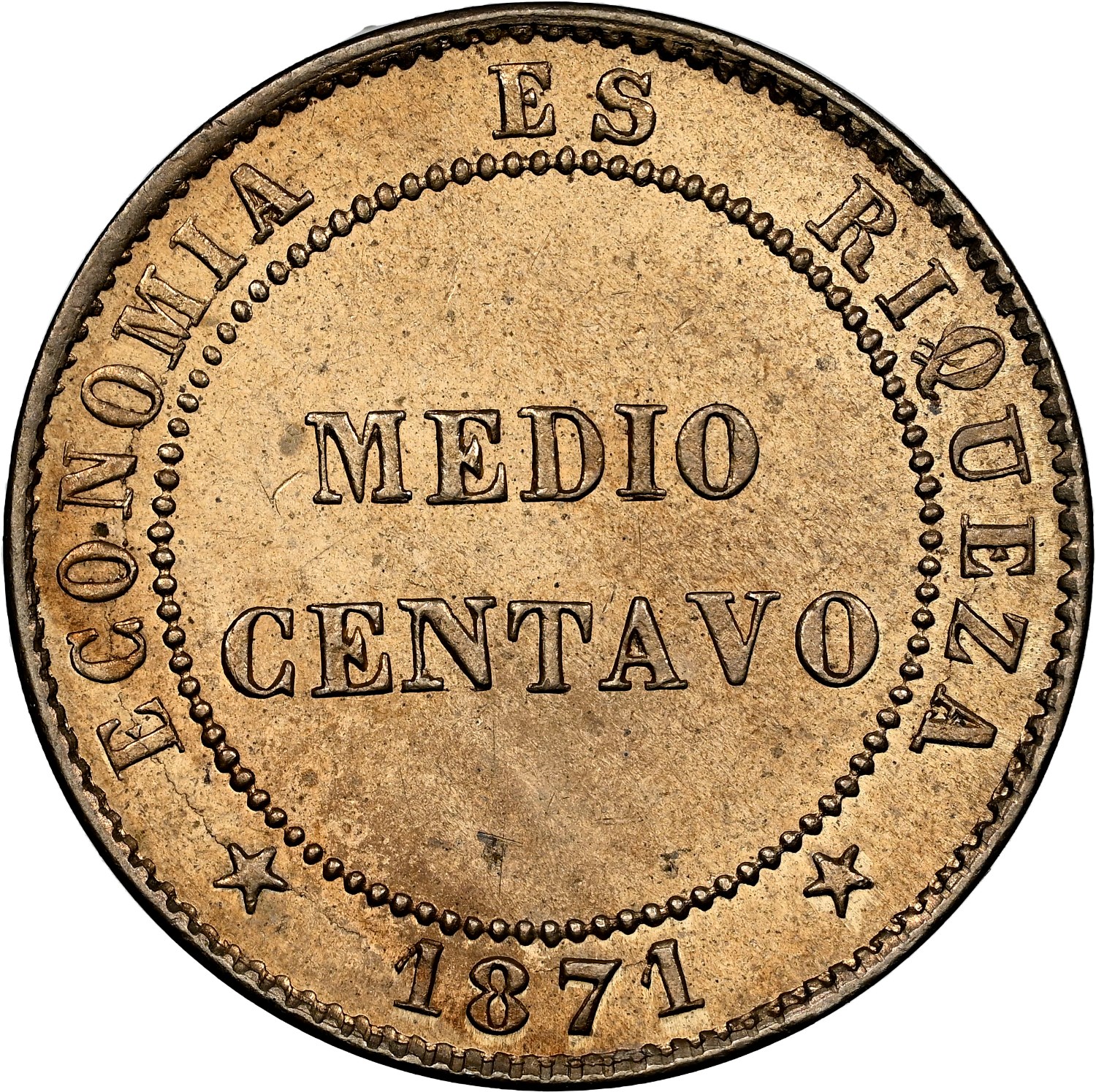 Chile 1/2 Centavo KM 148 Prices & Values | NGC