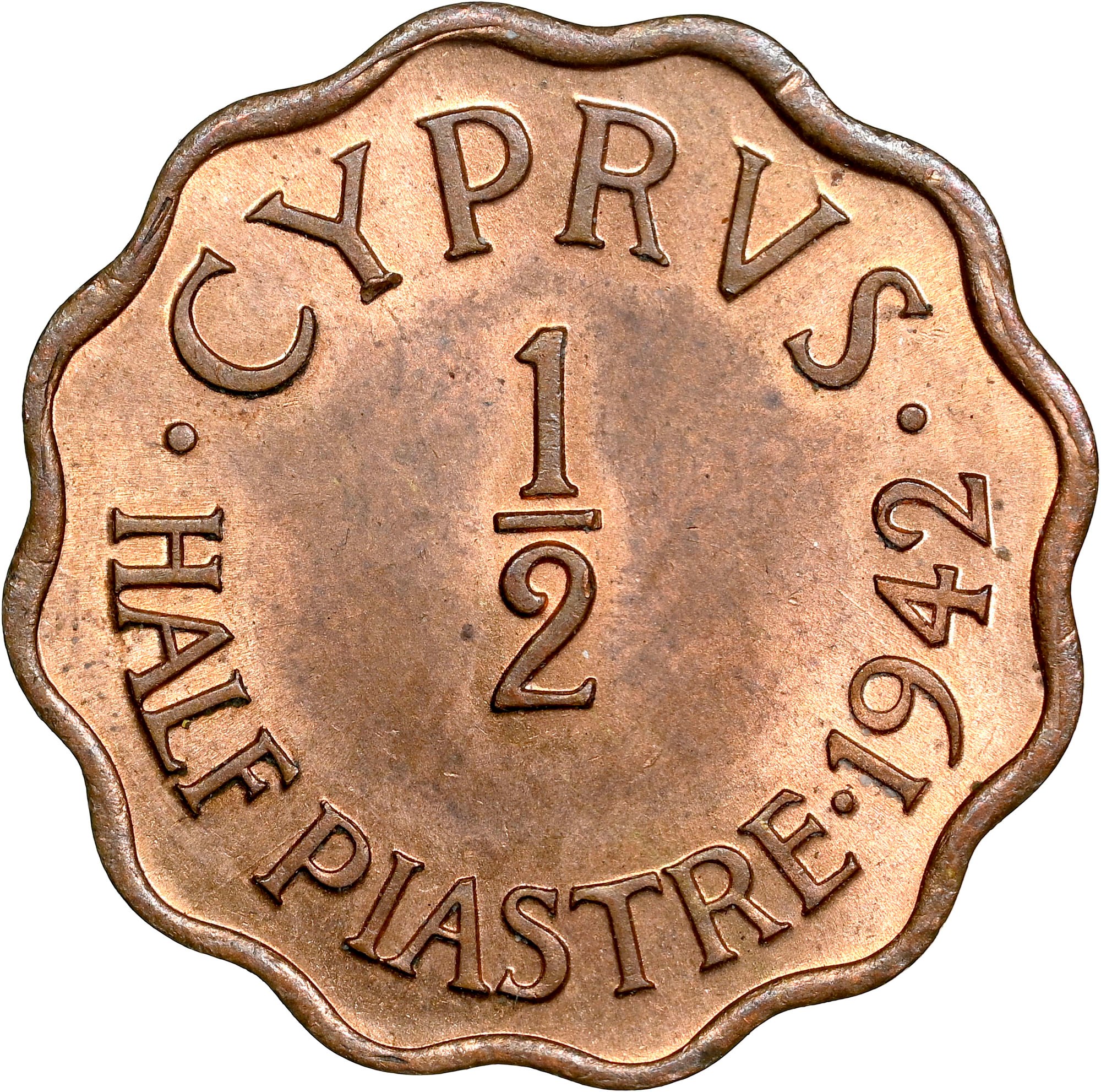 Cyprus 1/2 Piastre KM 22a Prices & Values | NGC