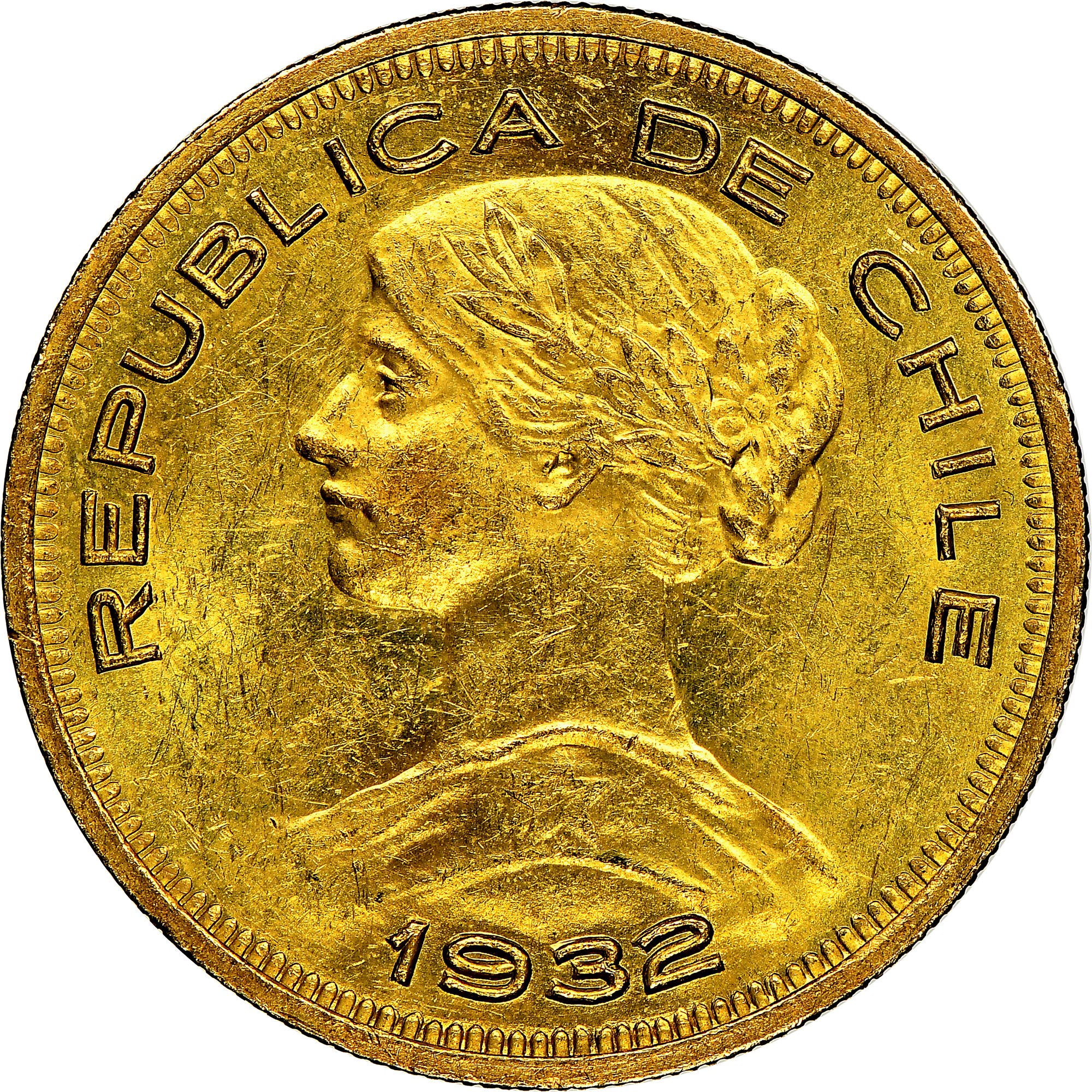 Chile 100 Pesos KM 175 Prices Values NGC