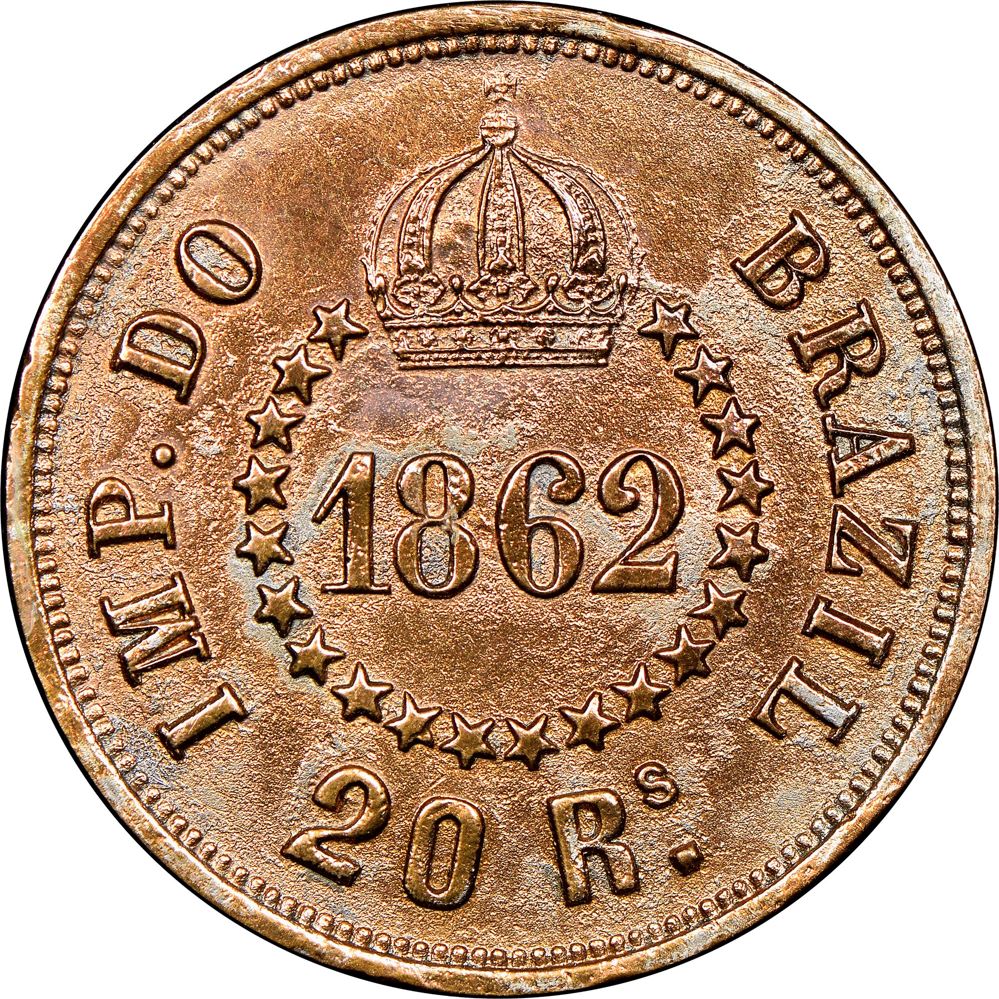 Brazil 20 Reis KM Pn92 Prices & Values | NGC