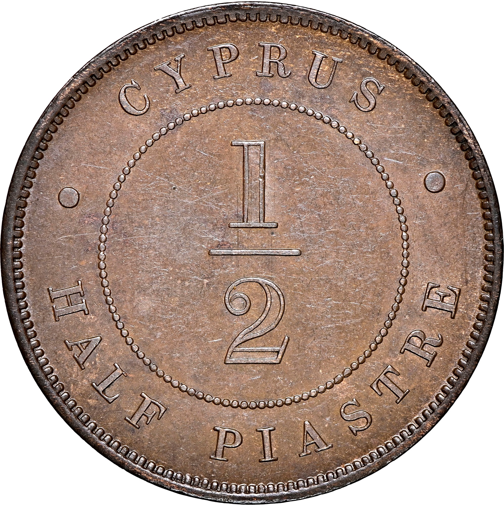 Cyprus 1/2 Piastre KM 2 Prices & Values | NGC