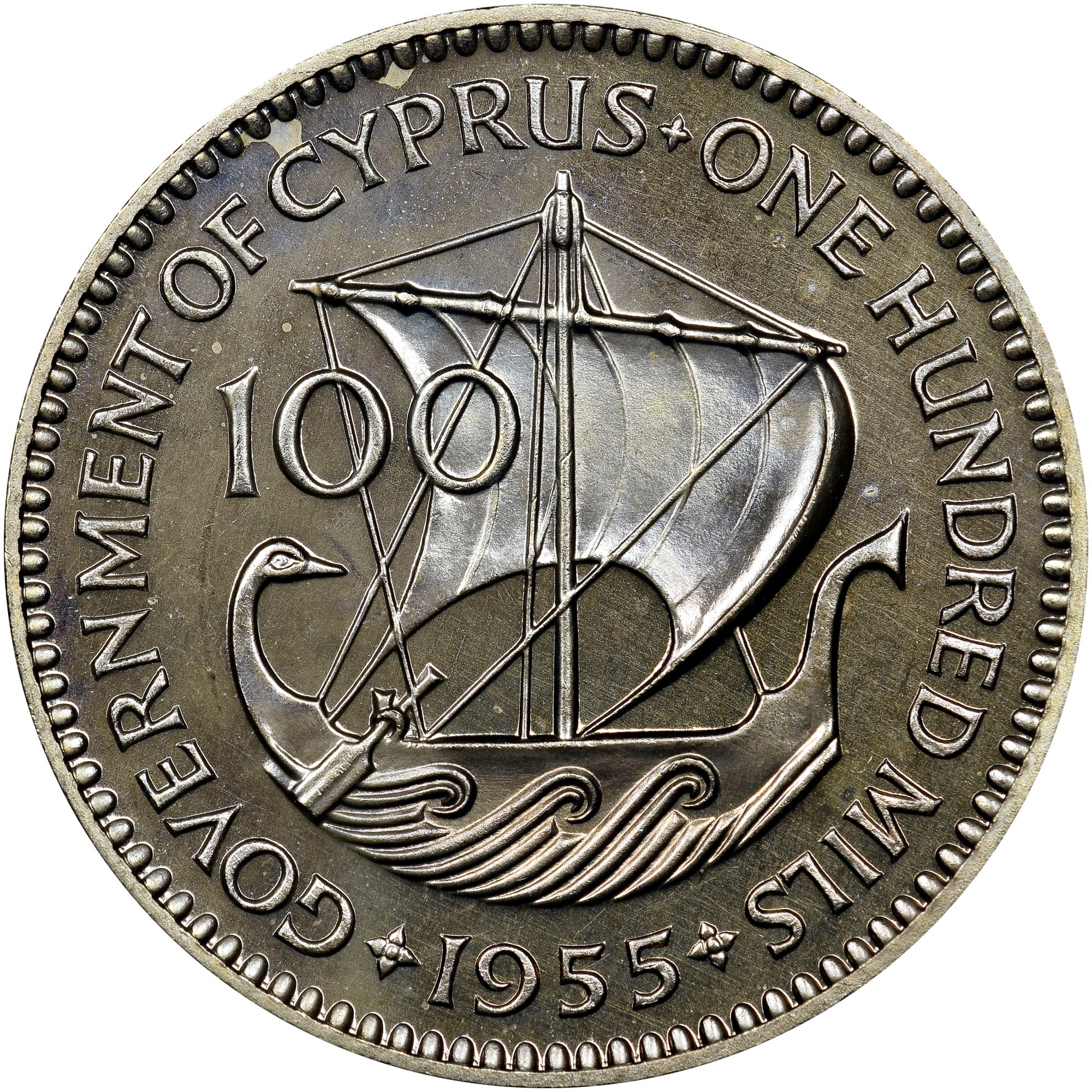 Cyprus 100 Mils KM 37 Prices & Values | NGC