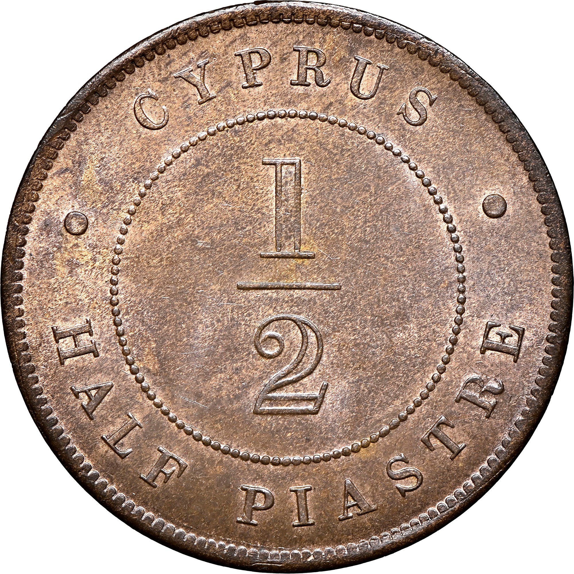 Cyprus 1/2 Piastre KM 2 Prices & Values | NGC