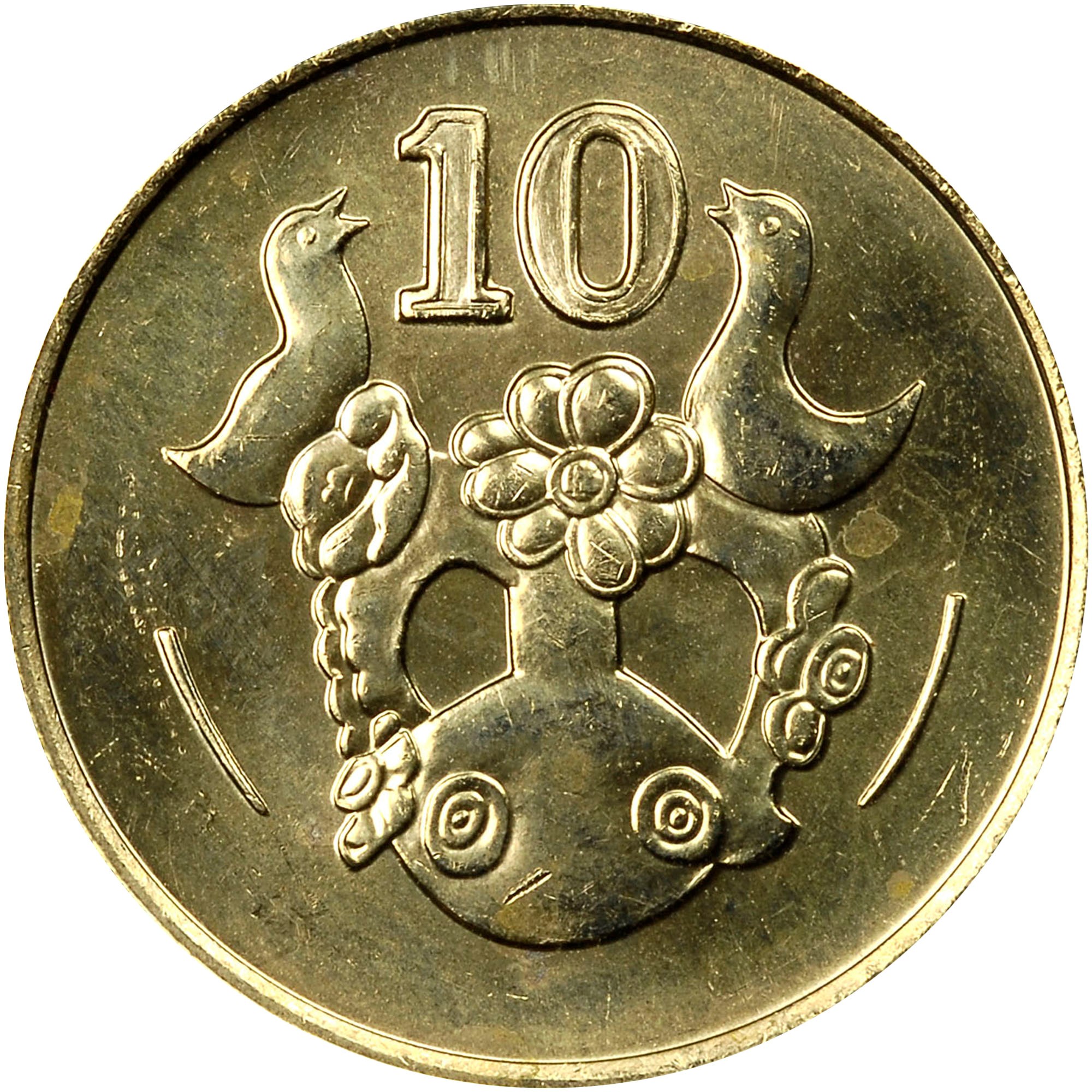 Cyprus 10 Cents KM 56.3 Prices & Values | NGC