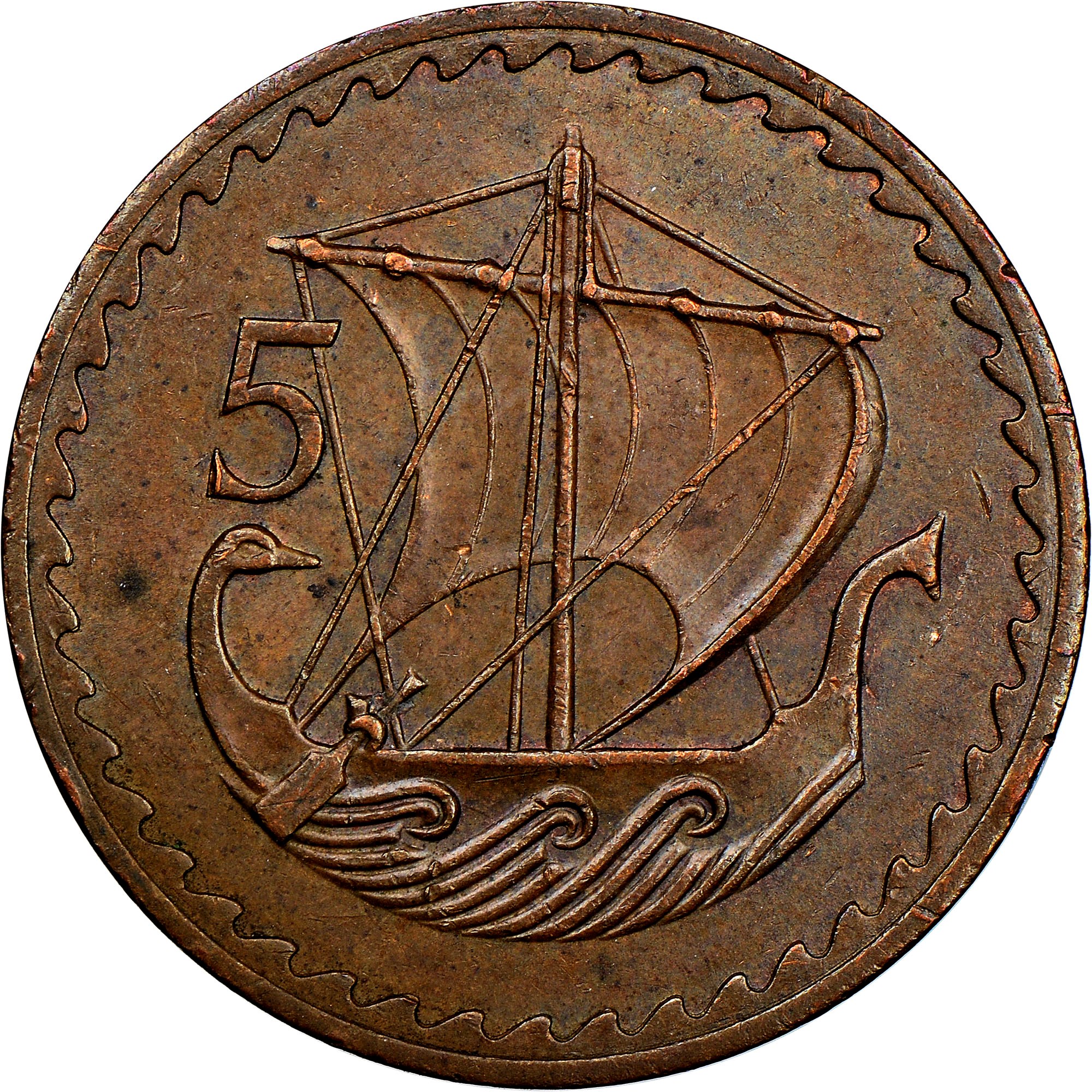 Cyprus 5 Mils KM 39 Prices & Values | NGC