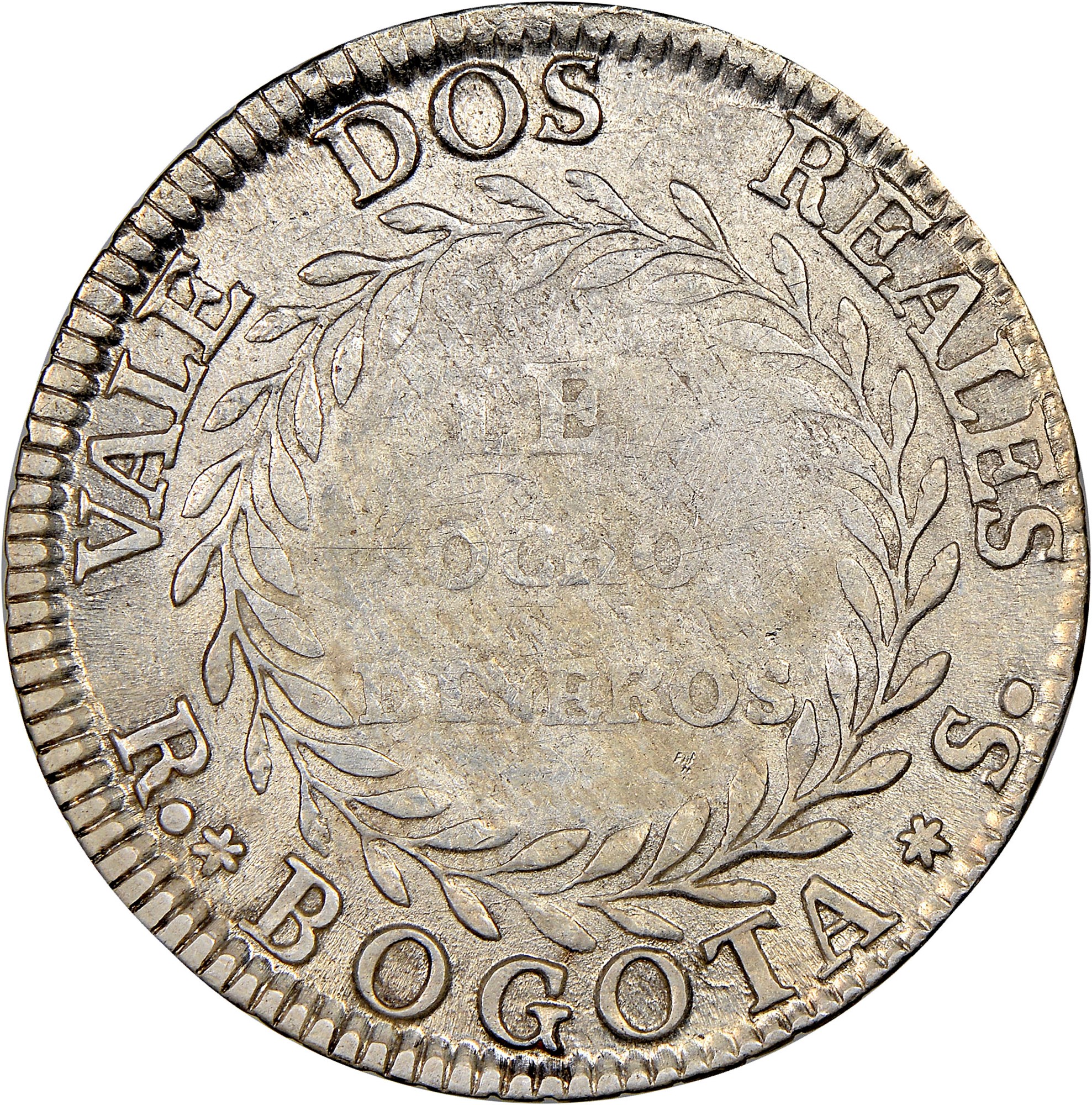 Colombia 2 Reales KM 97.1 Prices & Values | NGC