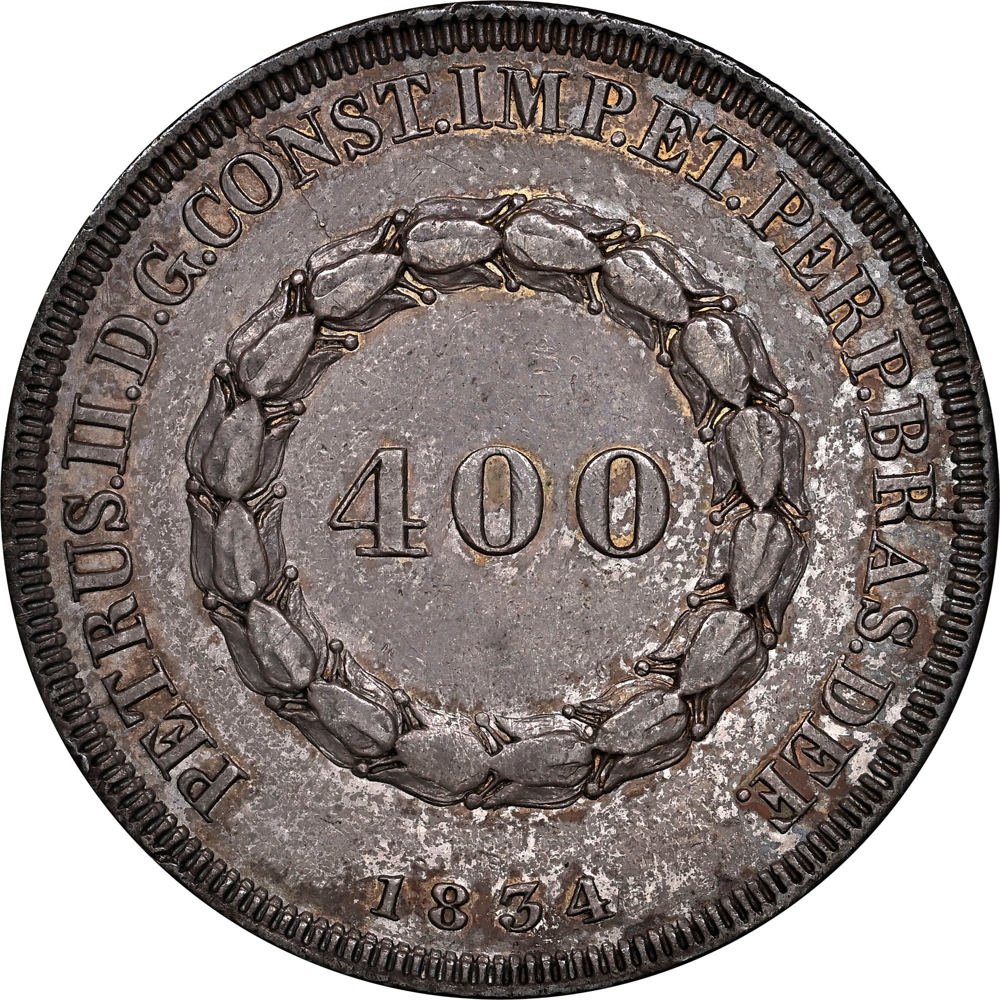 Brazil 400 Reis KM 453 Prices & Values | NGC