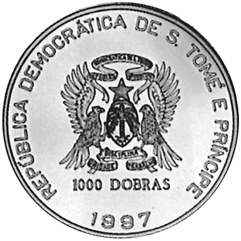 Saint Thomas & Prince Island 1000 Dobras KM 85a Prices & Values | NGC