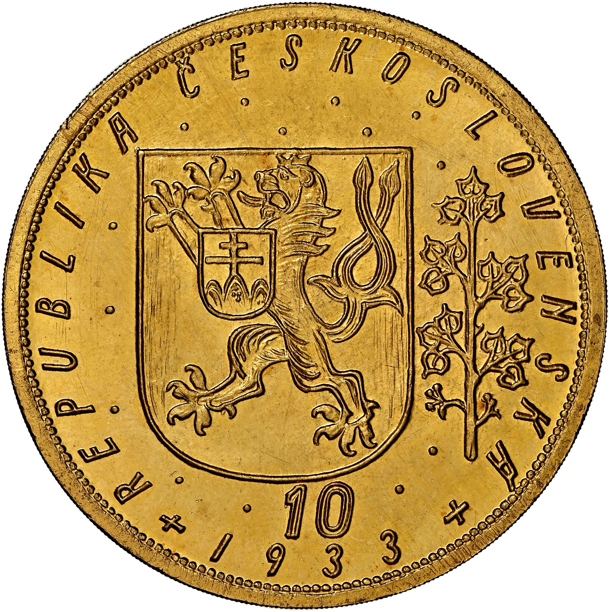 Czechoslovakia 10 Dukatu KM 14 Prices & Values | NGC