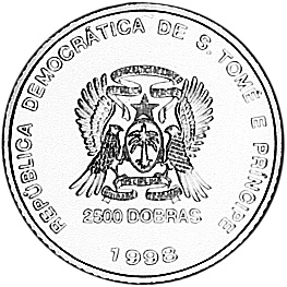 Saint Thomas & Prince Island 2500 Dobras KM 84 Prices & Values | NGC