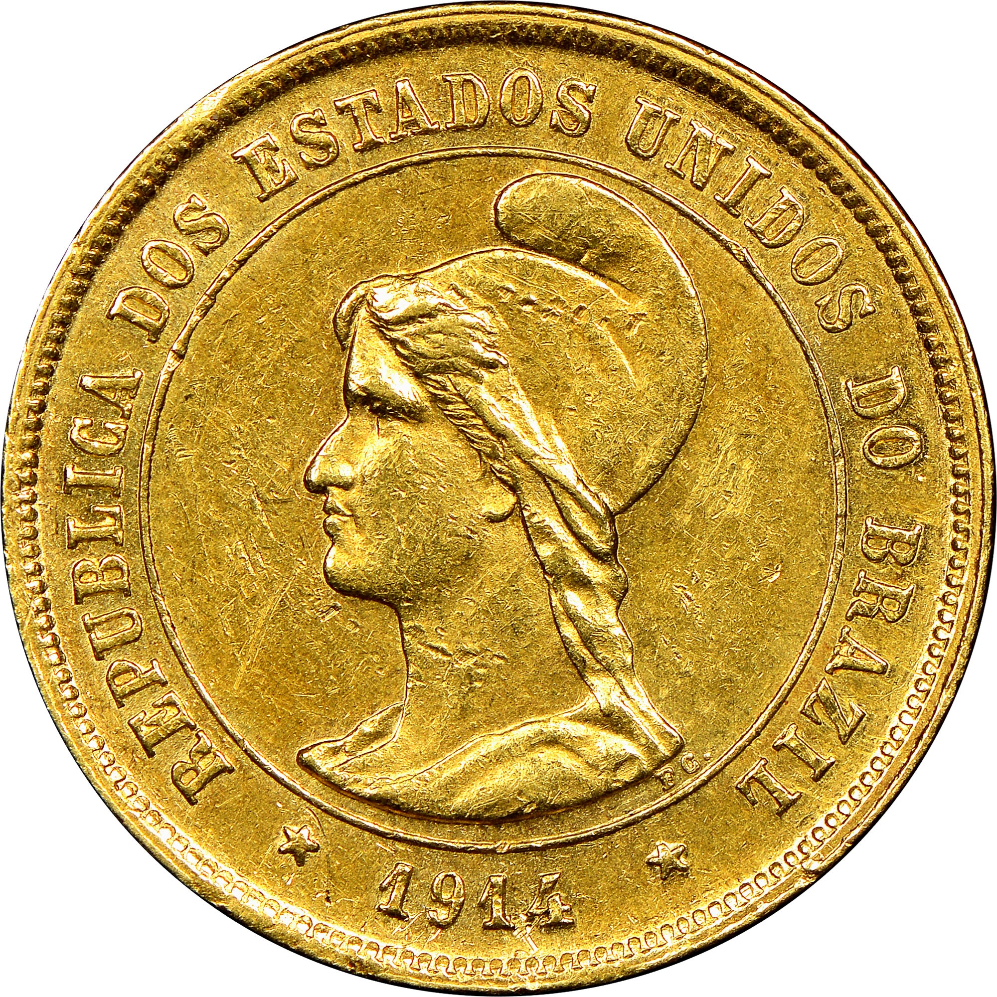 Brazil 10000 Reis KM 496 Prices & Values | NGC