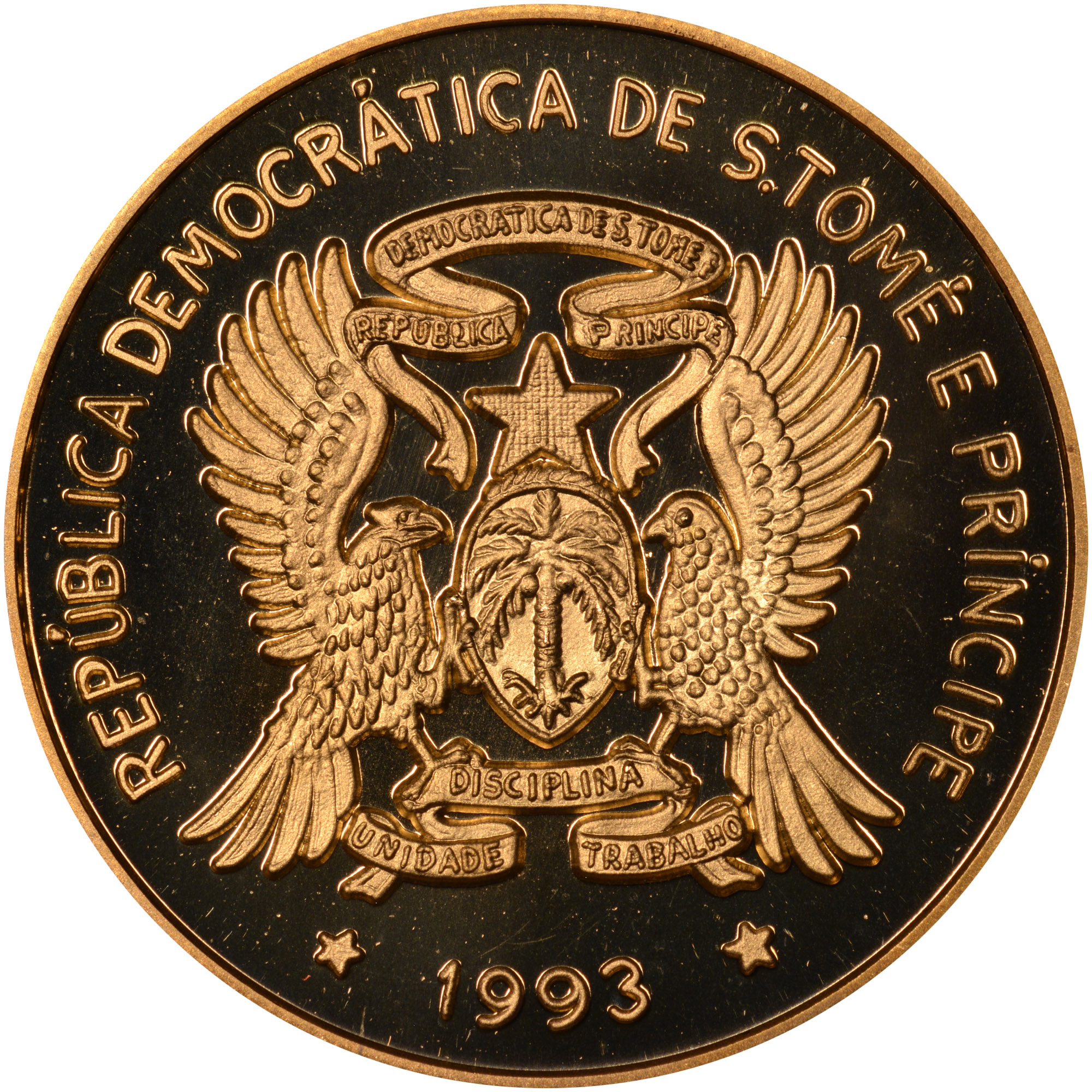 Saint Thomas & Prince Island 25000 Dobras-50 Ecu KM 69 Prices & Values