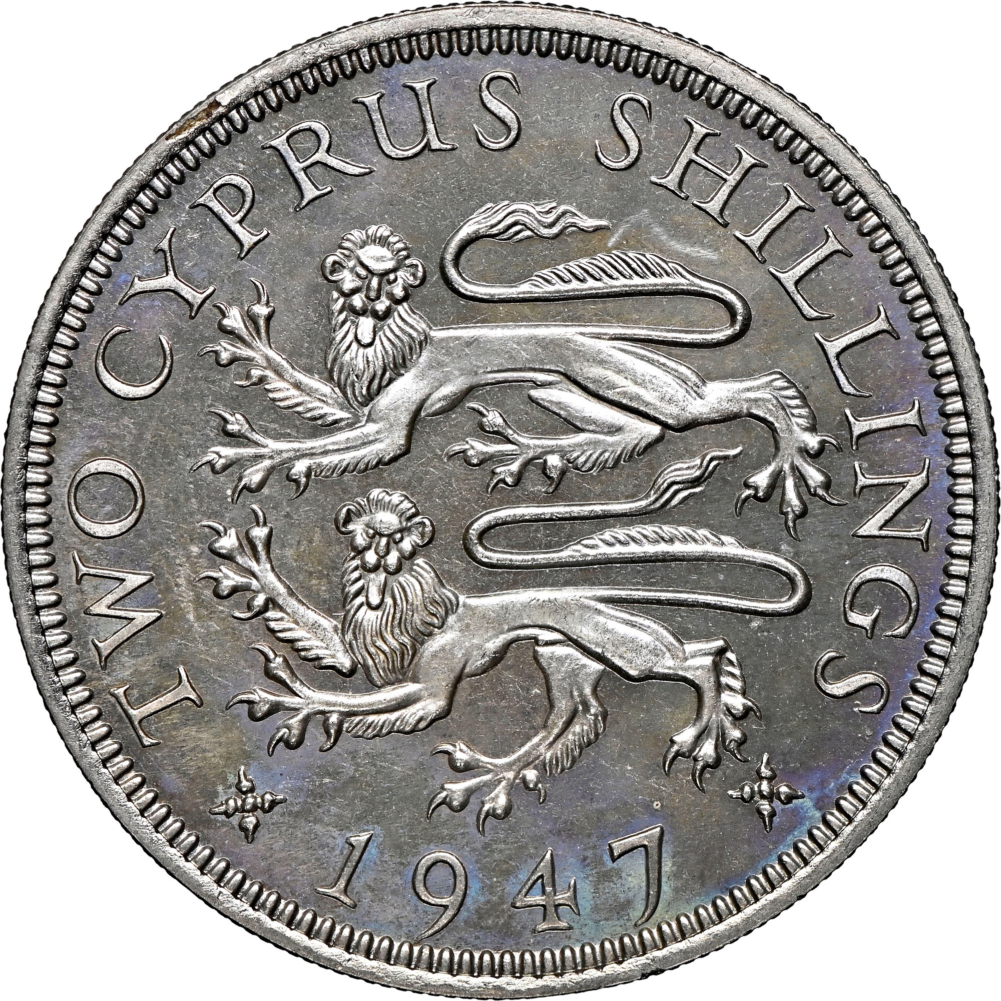 Cyprus 2 Shilling KM 28 Prices & Values | NGC