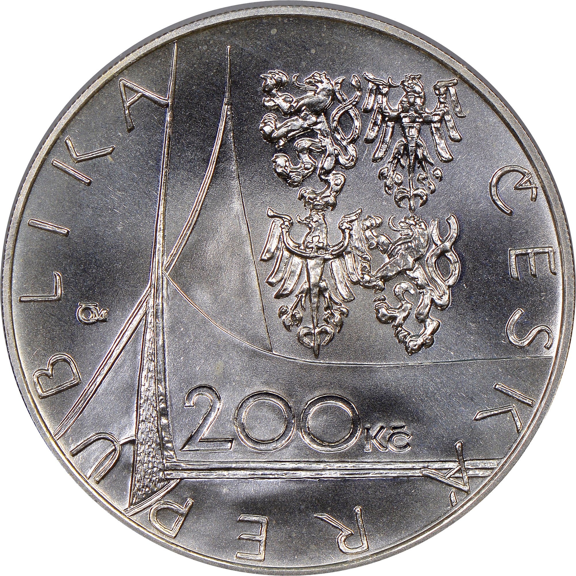 Czech Republic 200 Korun KM 29 Prices & Values | NGC