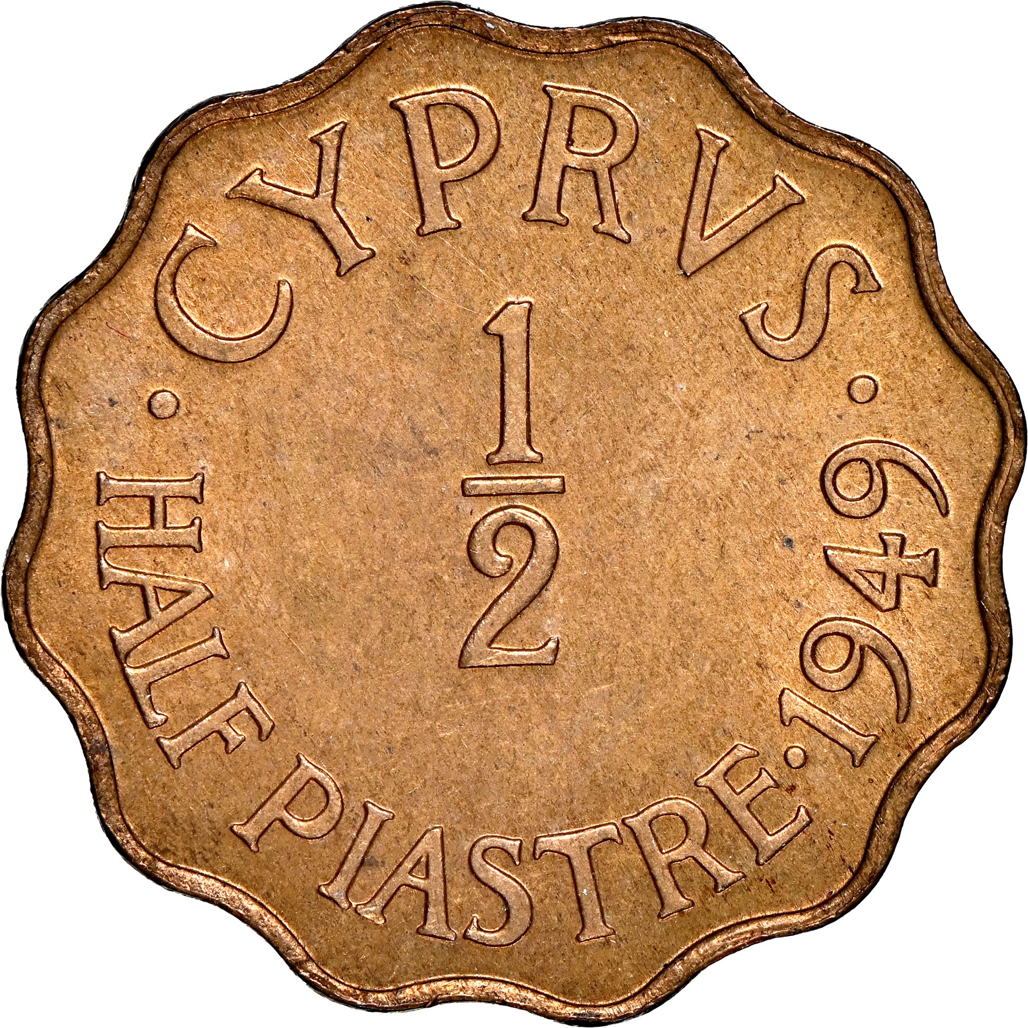 Cyprus 1/2 Piastre KM 29 Prices & Values | NGC