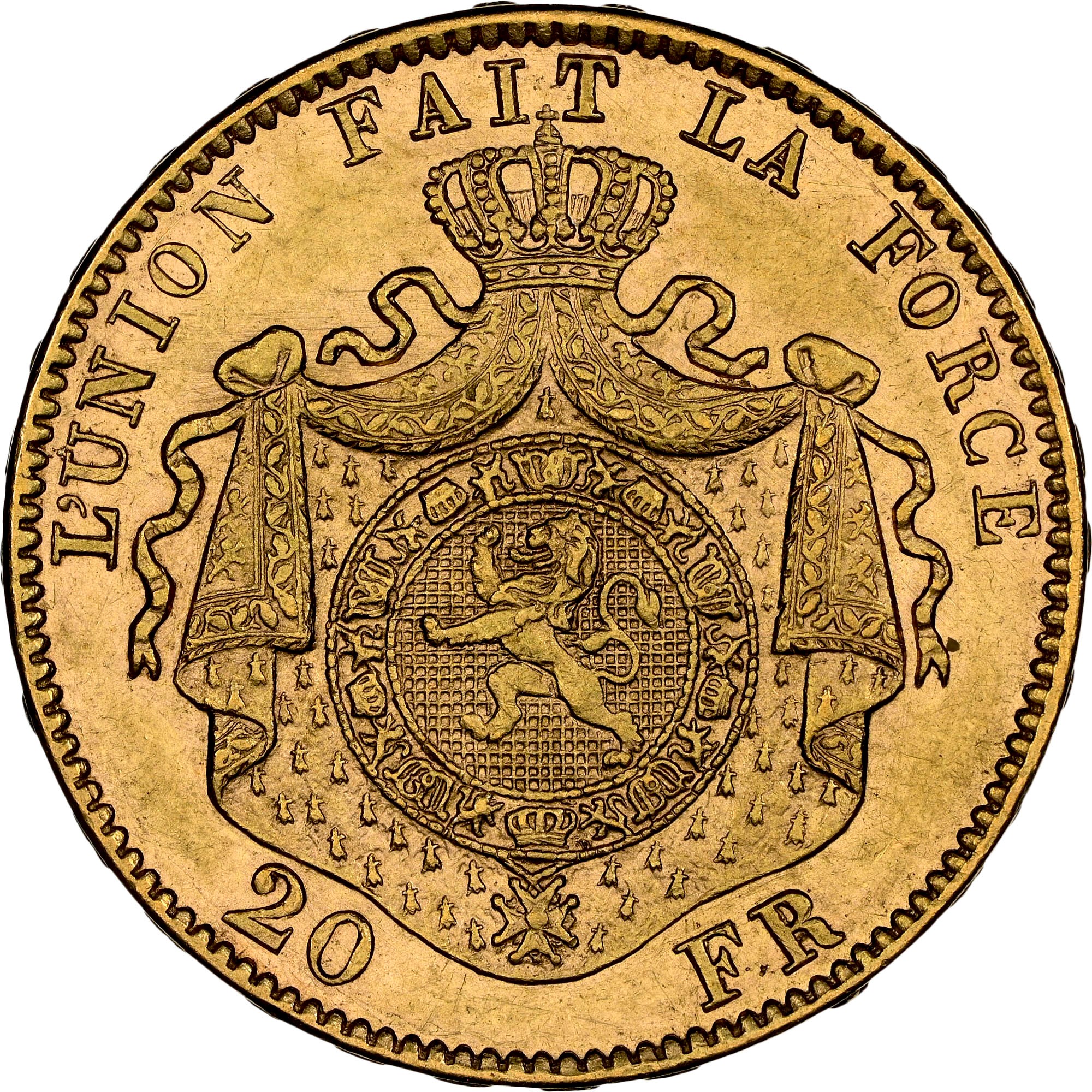 Belgium 20 Francs KM 37 Prices & Values | NGC