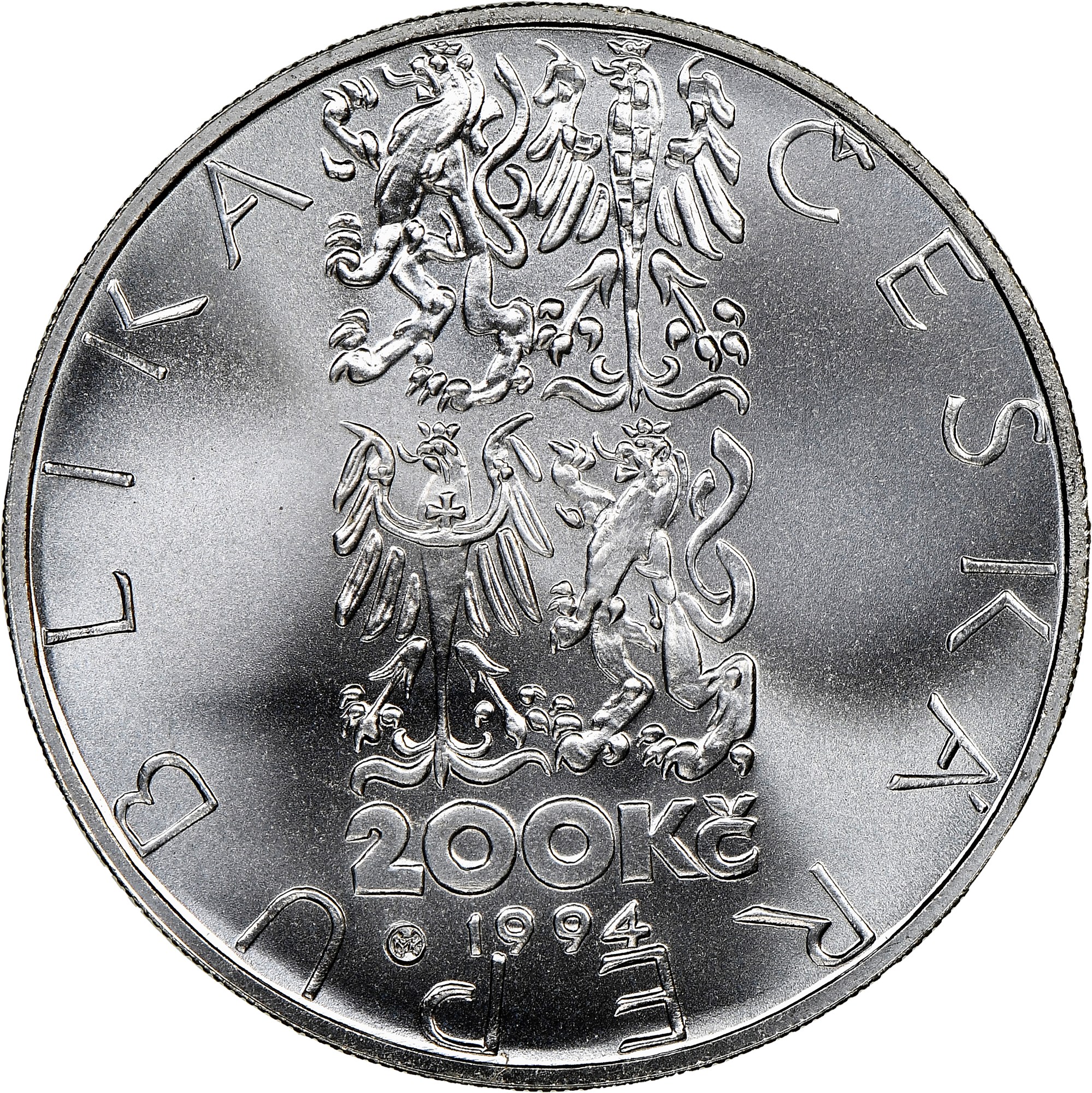 Czech Republic 200 Korun KM 13 Prices & Values | NGC