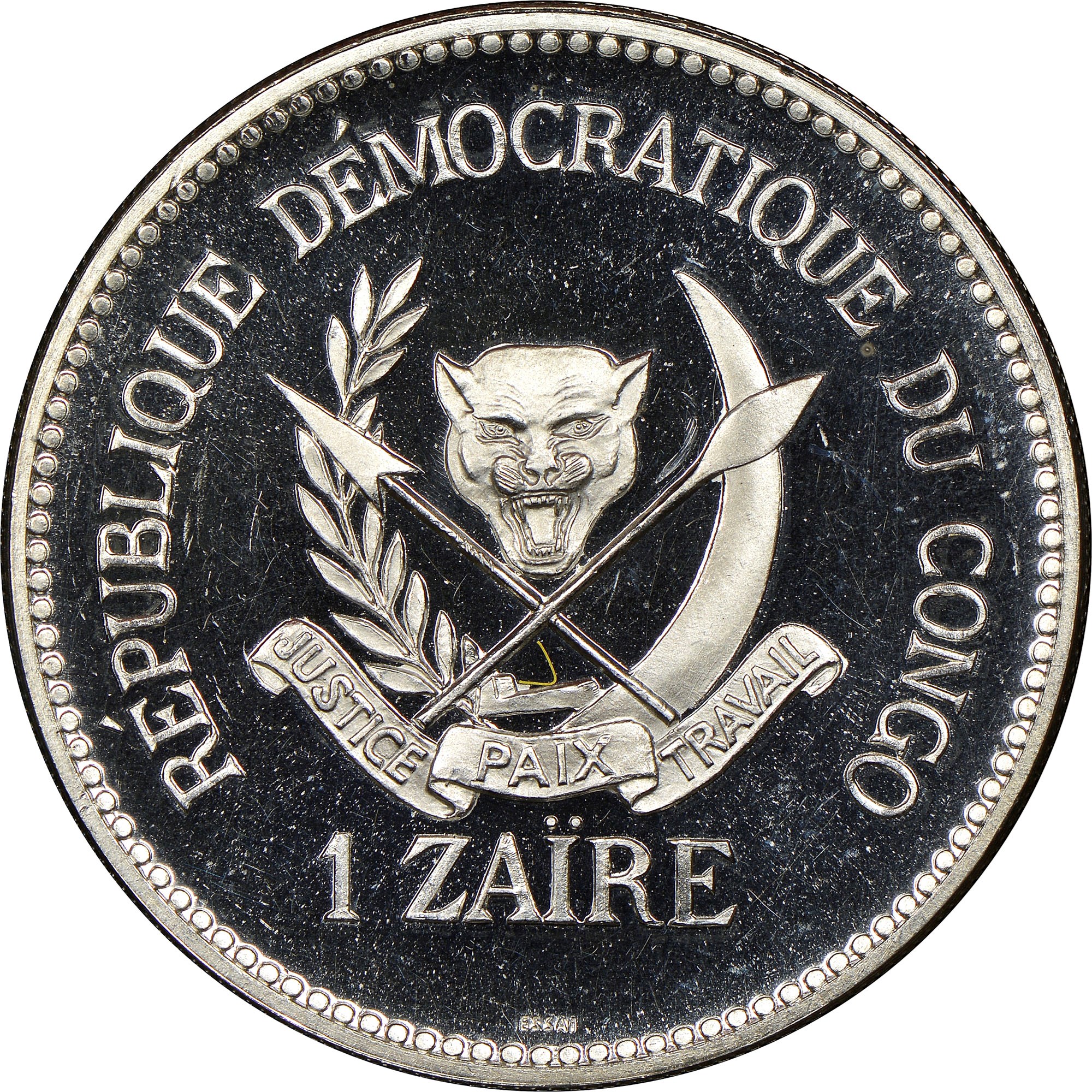 Congo, Democratic Republic Zaire KM E5 Prices & Values | NGC