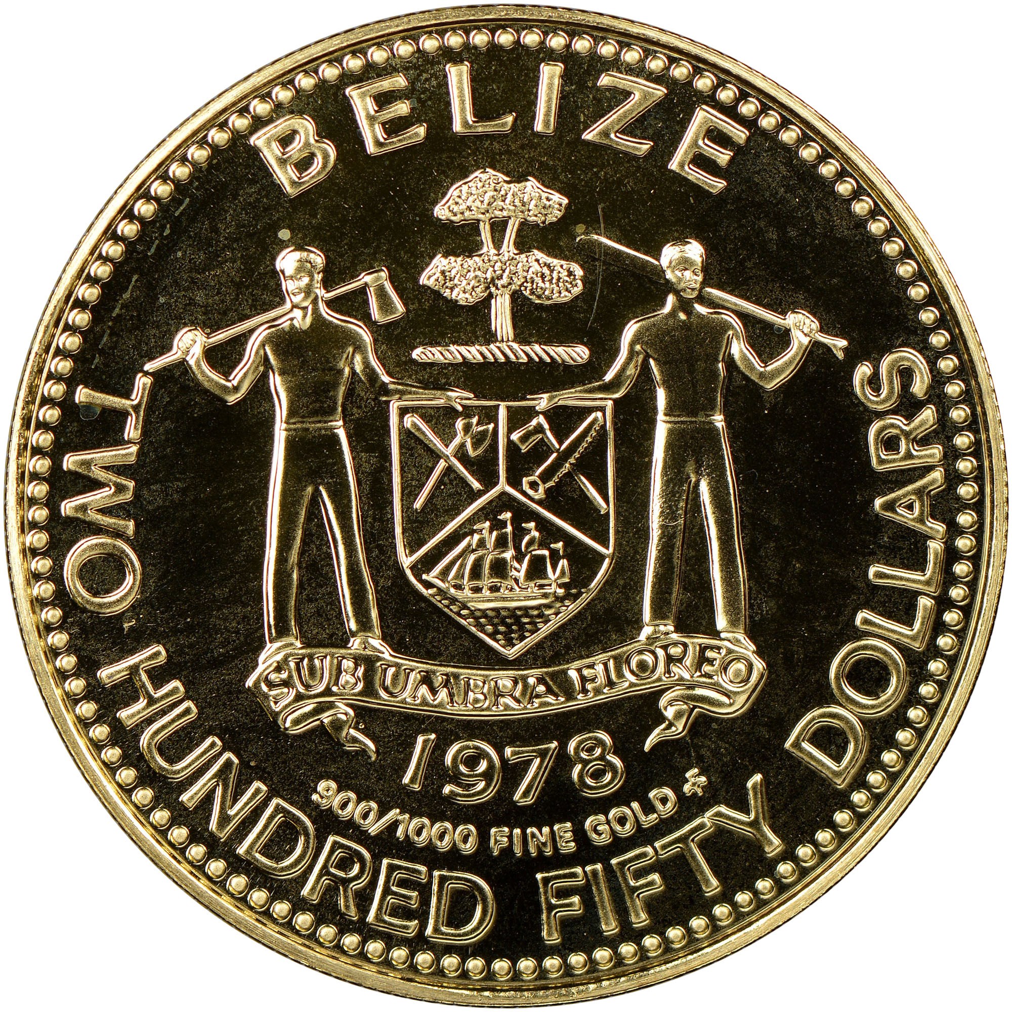 Belize 250 Dollars KM 56 Prices & Values | NGC