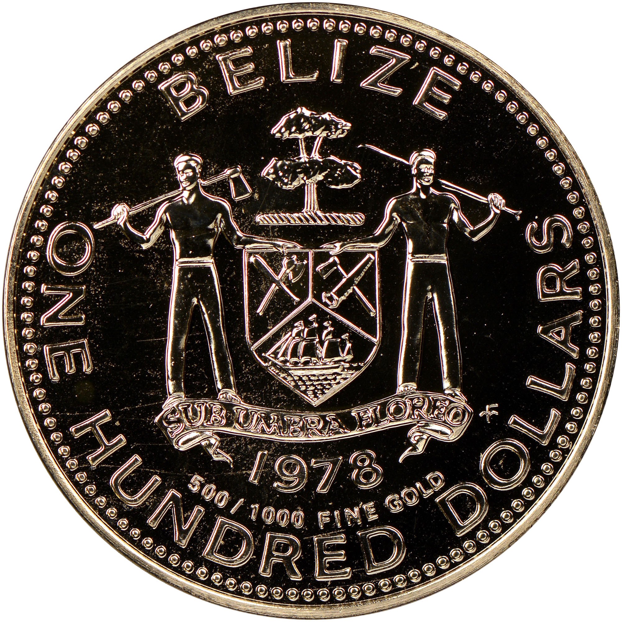 Belize 100 Dollars KM 55 Prices & Values | NGC