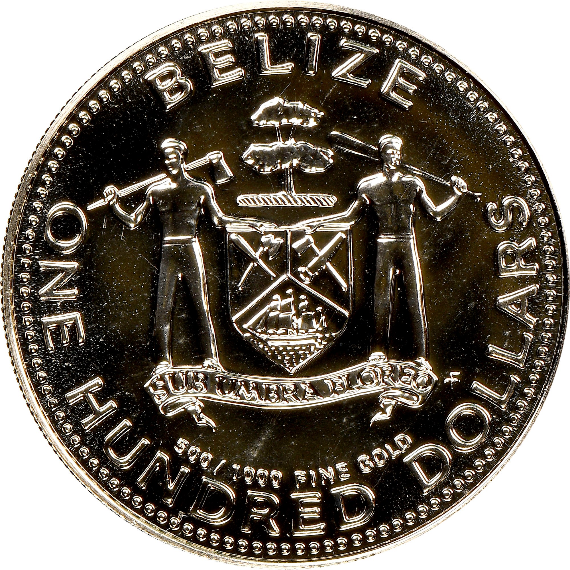 Belize 100 Dollars KM 58 Prices & Values | NGC