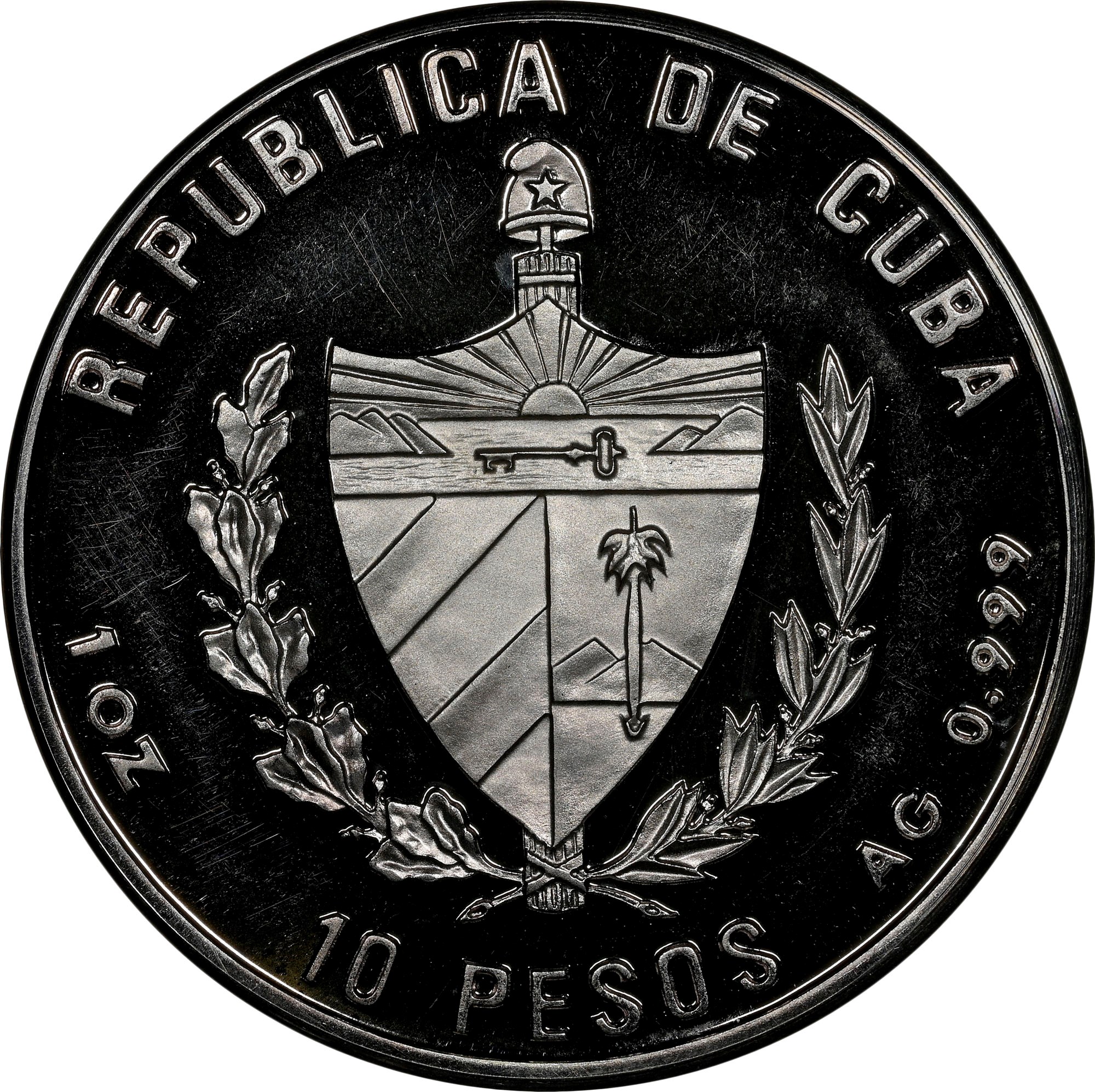 Cuba 10 Pesos KM 406.2 Prices & Values | NGC