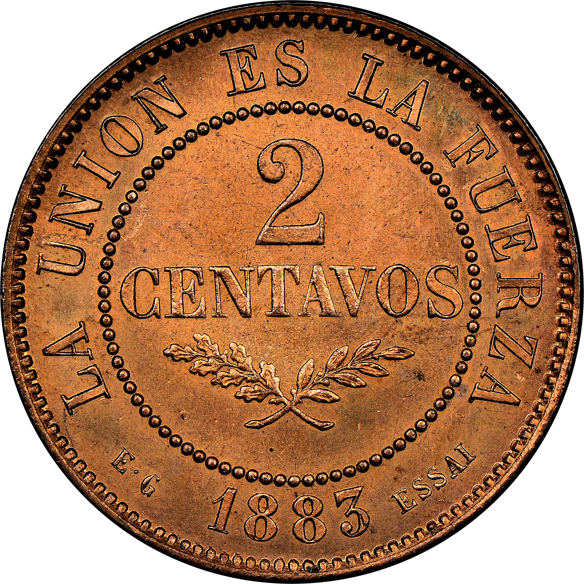 Bolivia 2 Centavos KM E4 Prices & Values | NGC